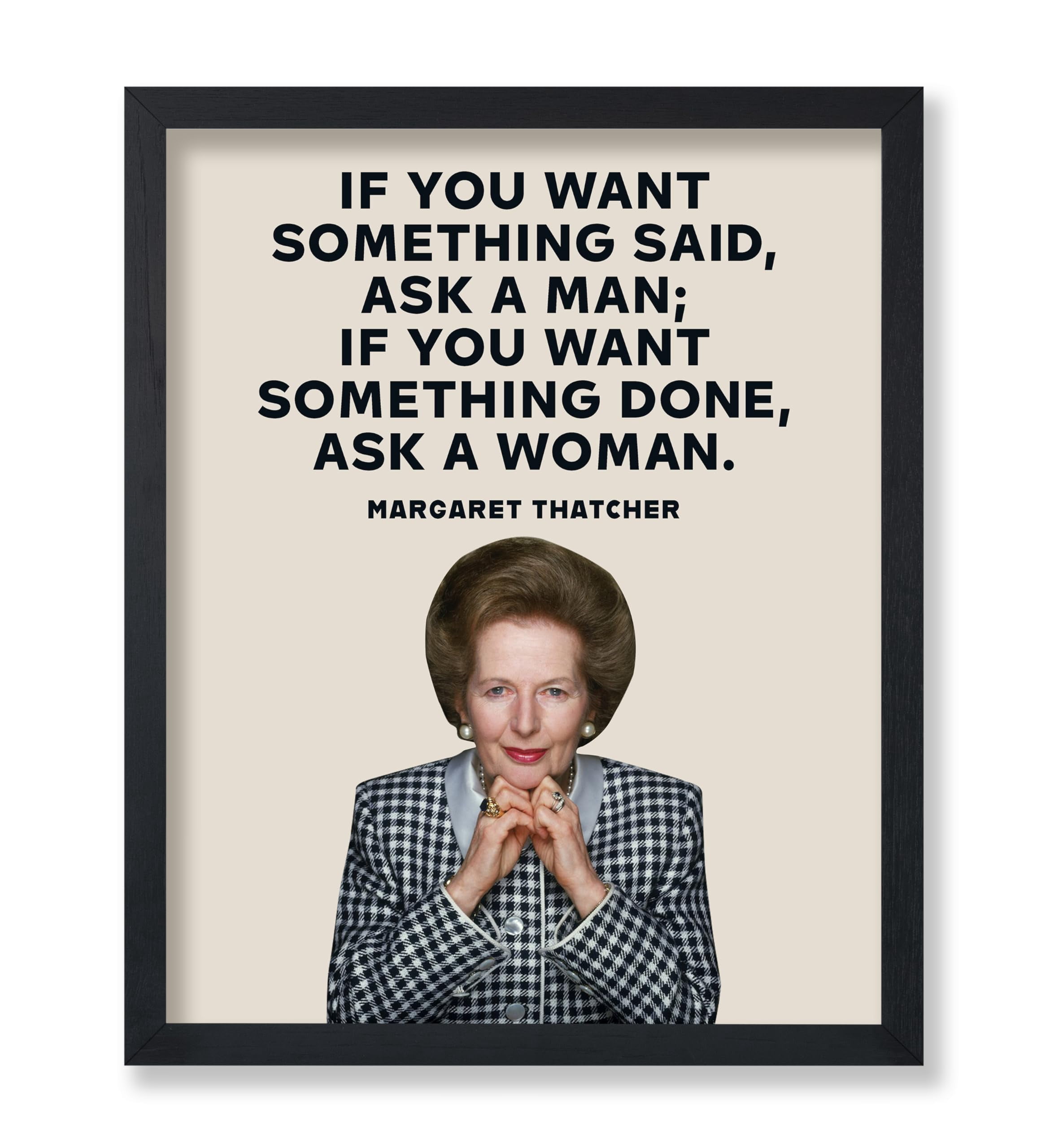 Poster Master If You Want Something Done Ask A Woman Poster - Margaret ...