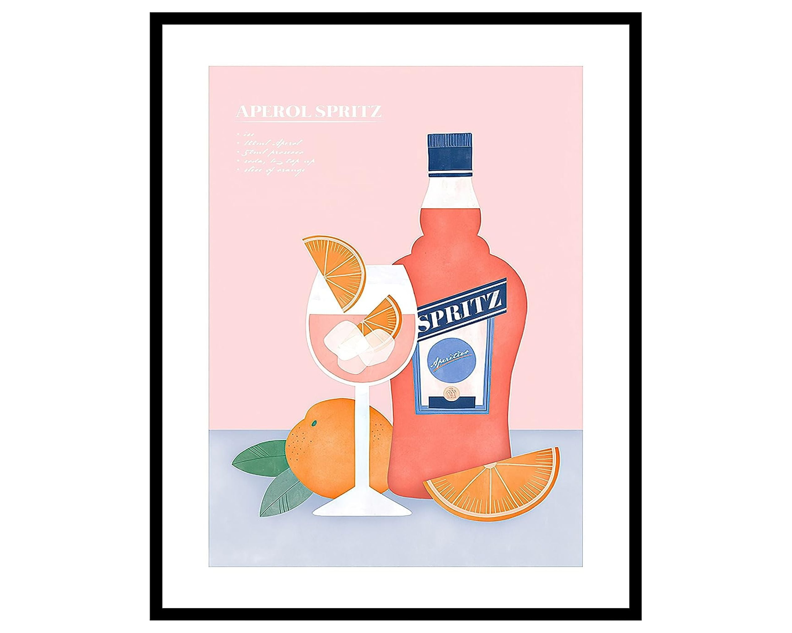 Poster Master Illustration Poster - Advertising Print - Aperol Spritz ...
