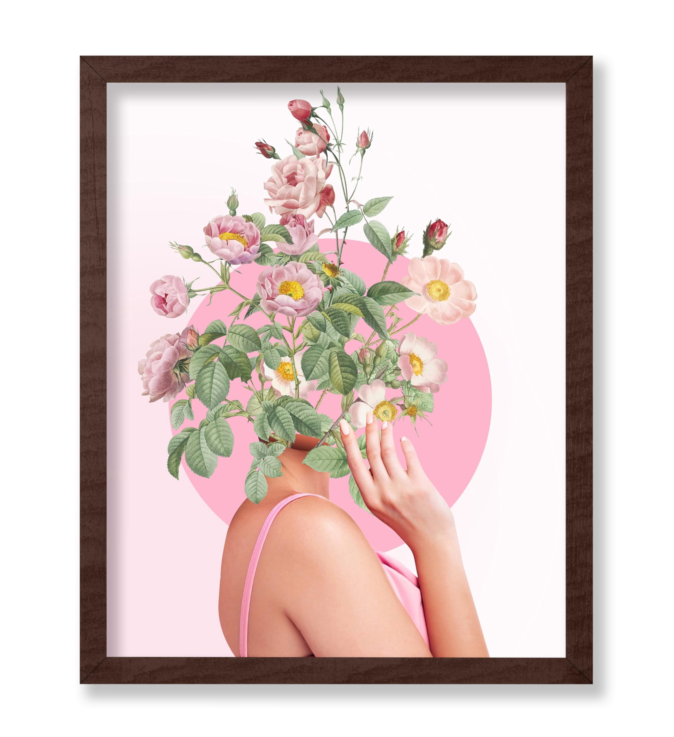 Poster Master Inside Beauty Poster - Retro Flowers Print - Woman Art ...