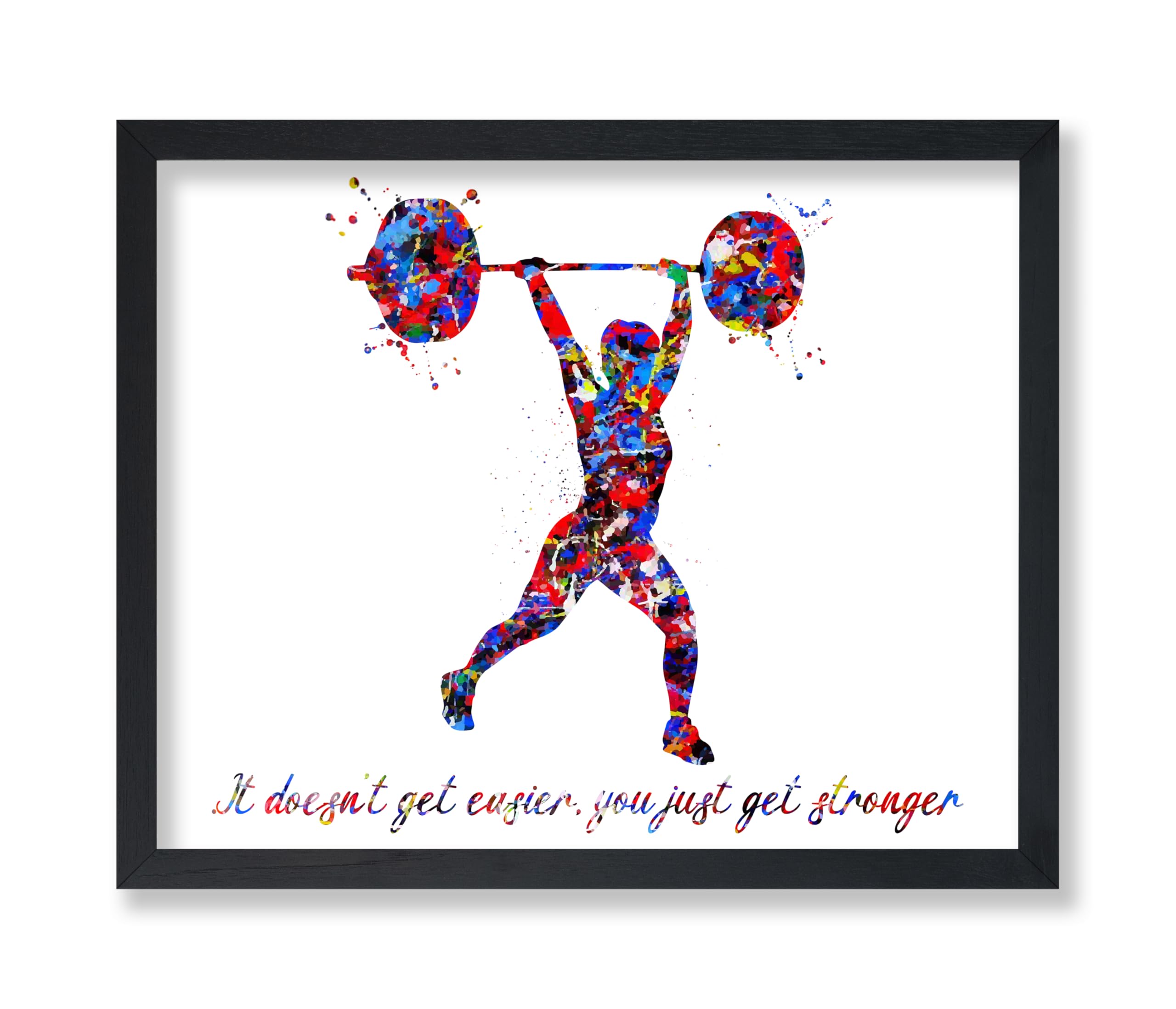 Poster Master It Doesn't Get Easier You Just Get Stronger Poster ...