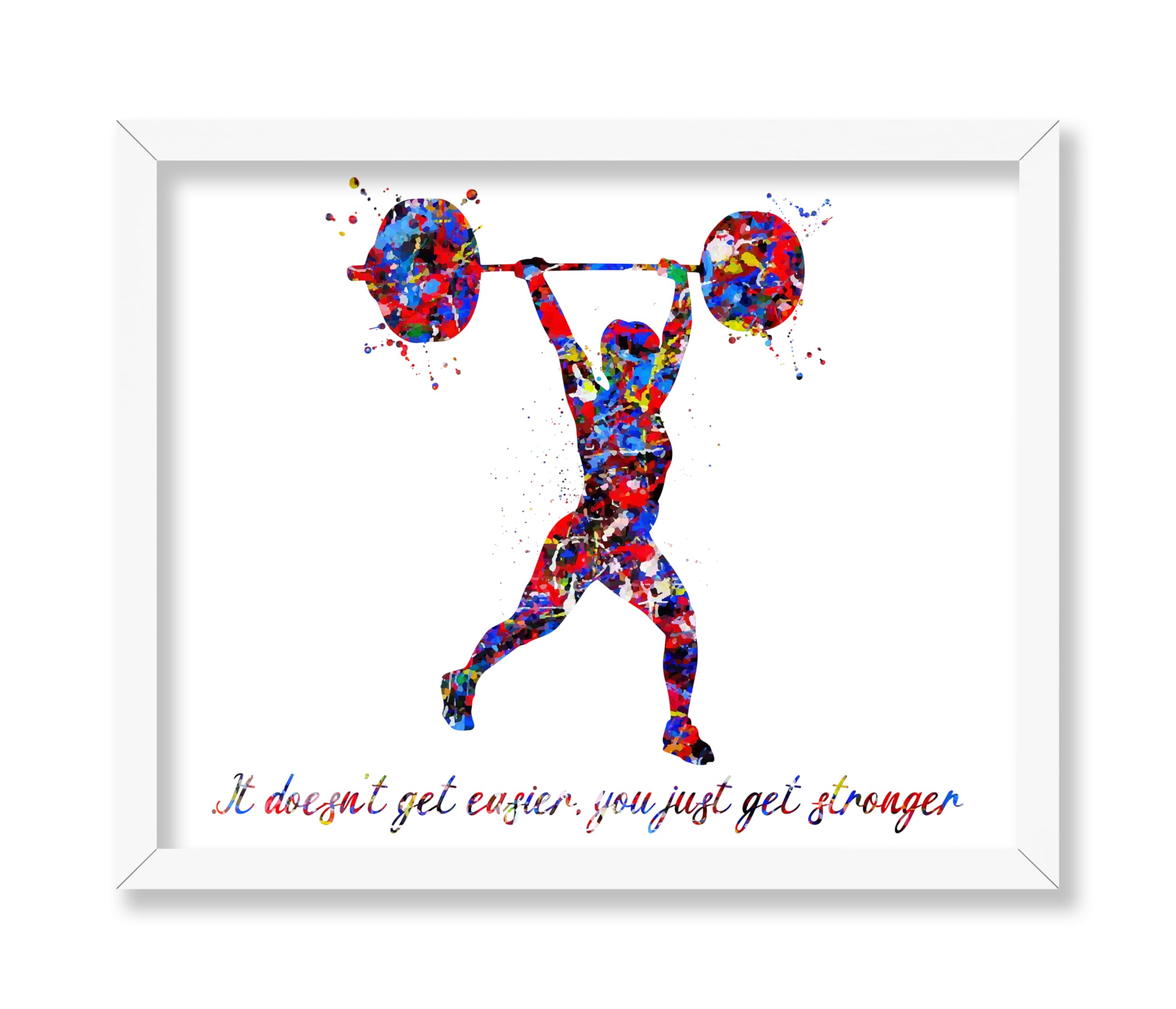 Poster Master It Doesn't Get Easier You Just Get Stronger Poster ...