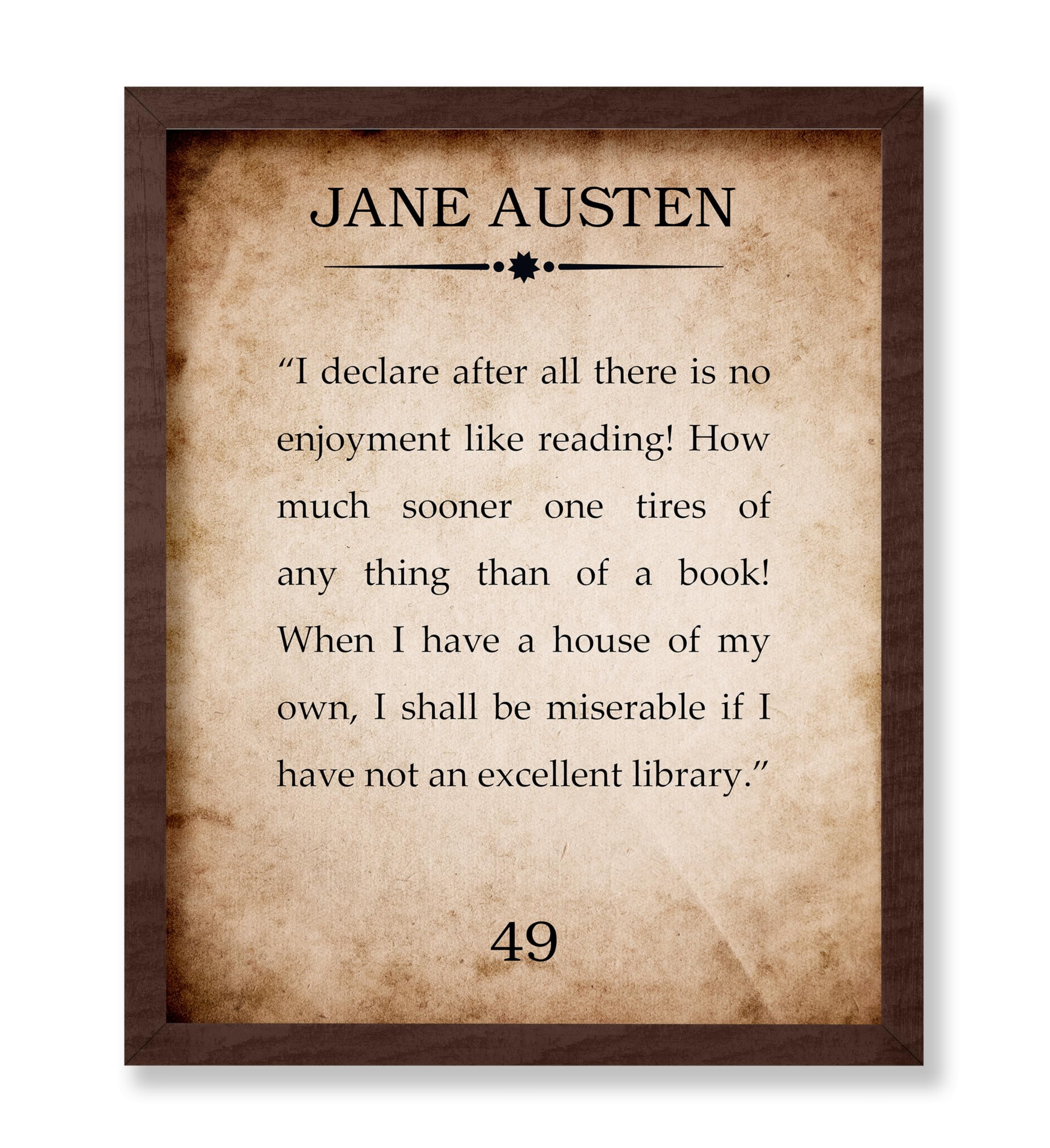 Poster Master Jane Austen Poster - Pride and Prejudice Quote Print ...