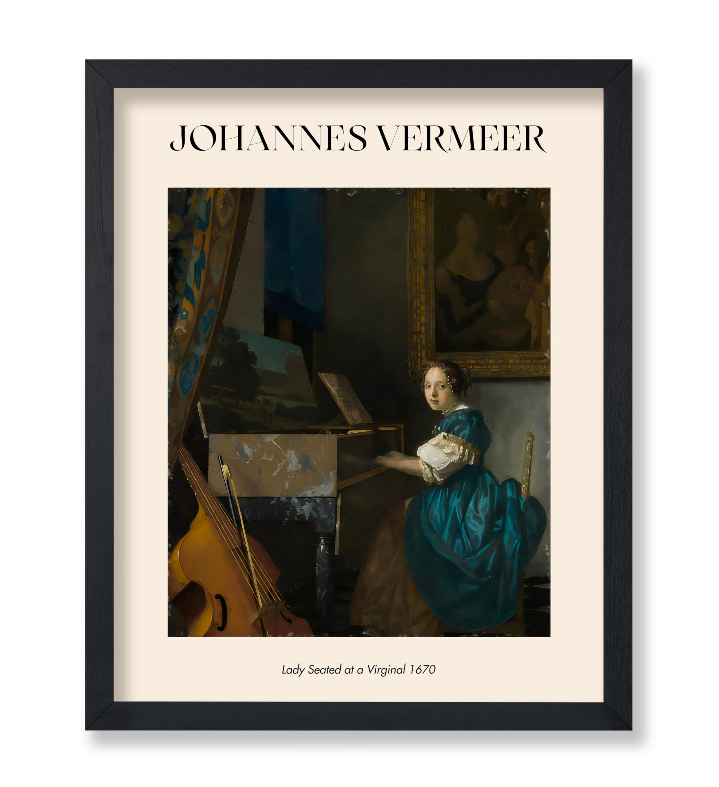 Poster Master Johannes Vermeer Poster - The Little Street Print ...
