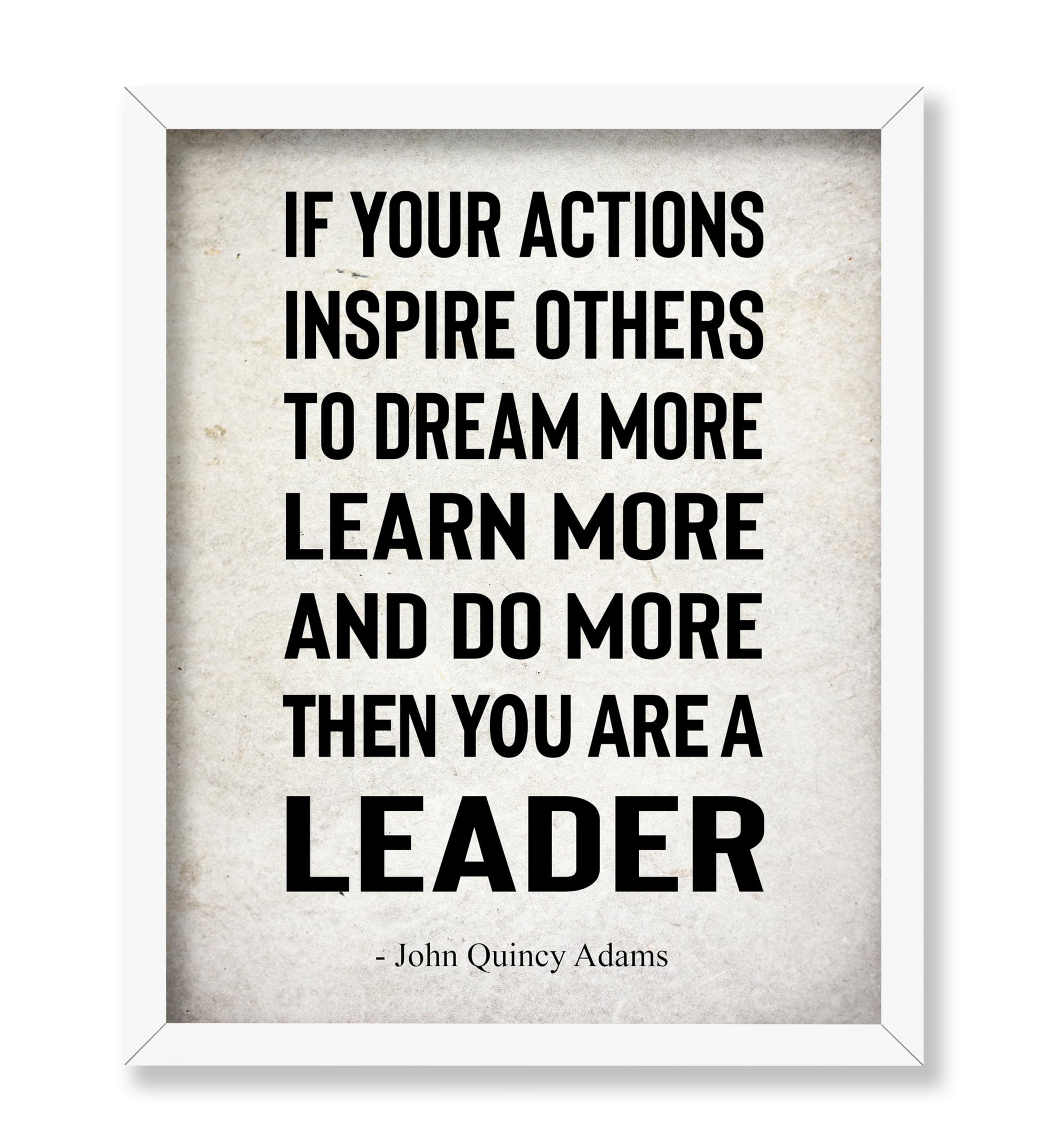 Poster Master John Quincy Adams Poster - If Your Actions Inspire Others ...