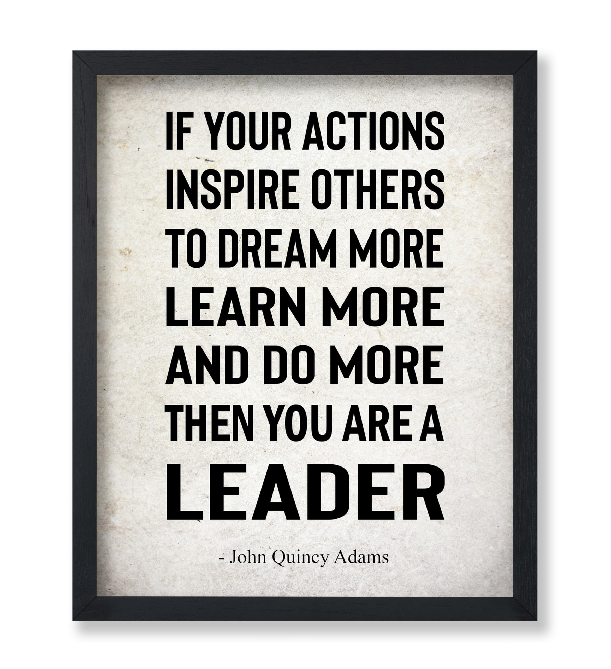 Poster Master John Quincy Adams Poster - If Your Actions Inspire Others ...