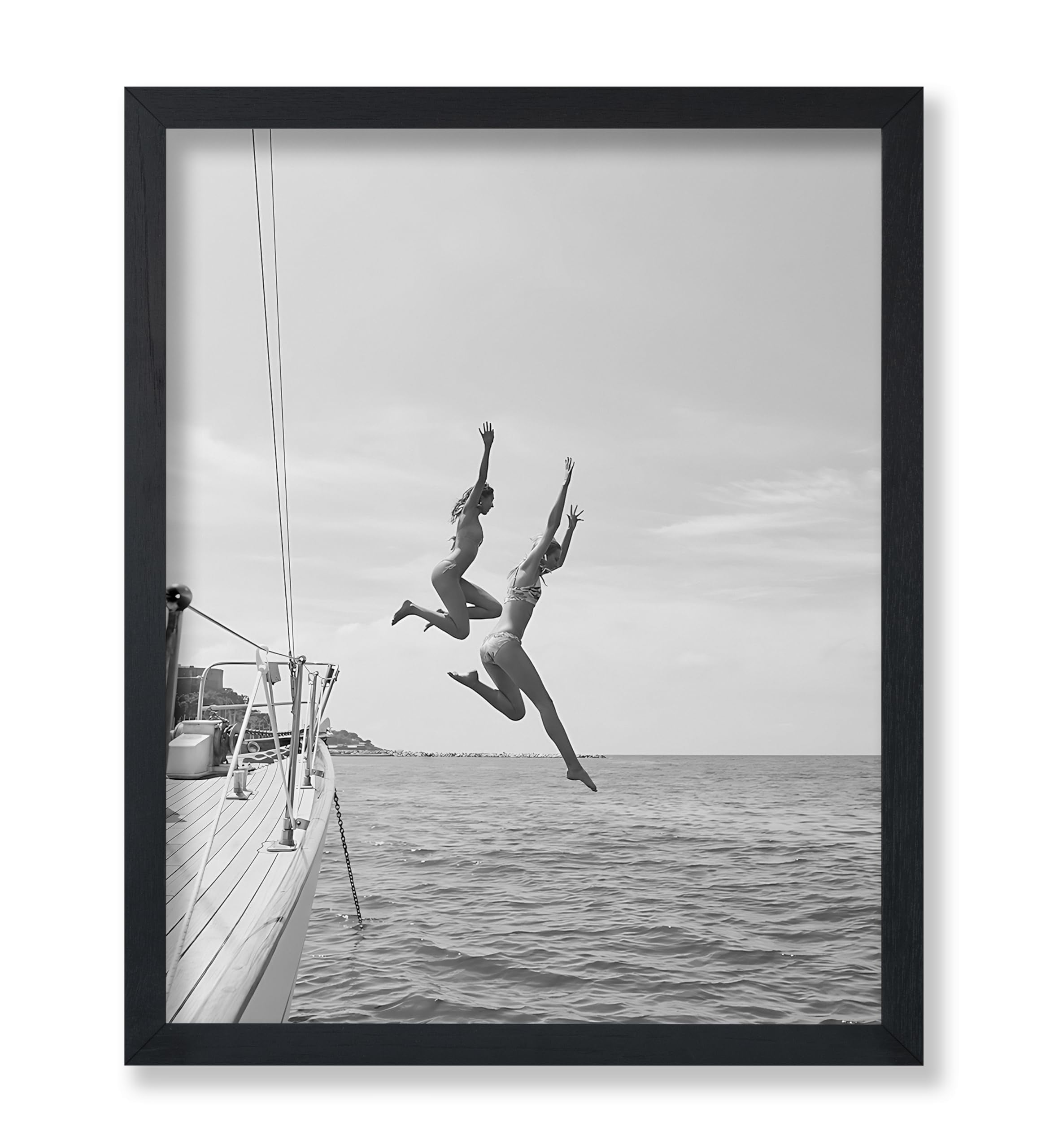 Poster Master Jumping Off a Boat Poster - Sailboat Print - Ocean Art ...