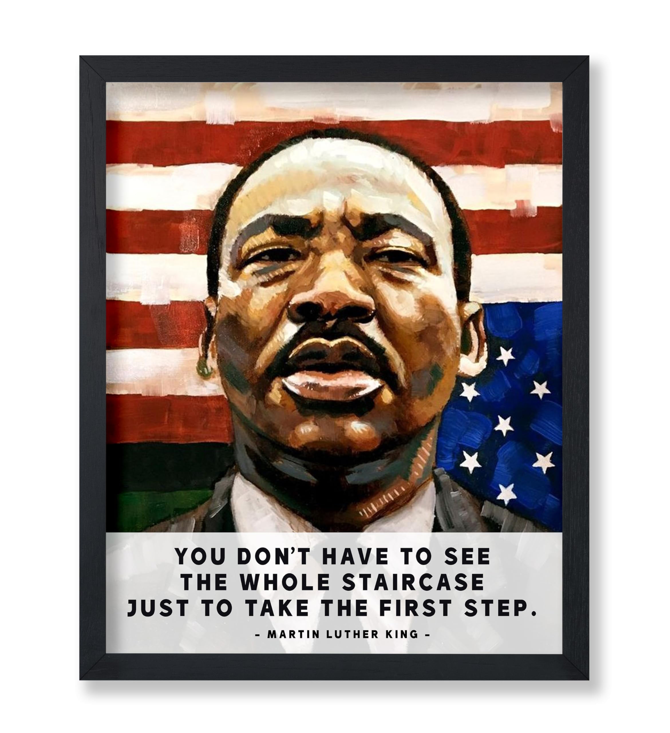 Poster Master Just Take The First Step Poster - Martin Luther King ...
