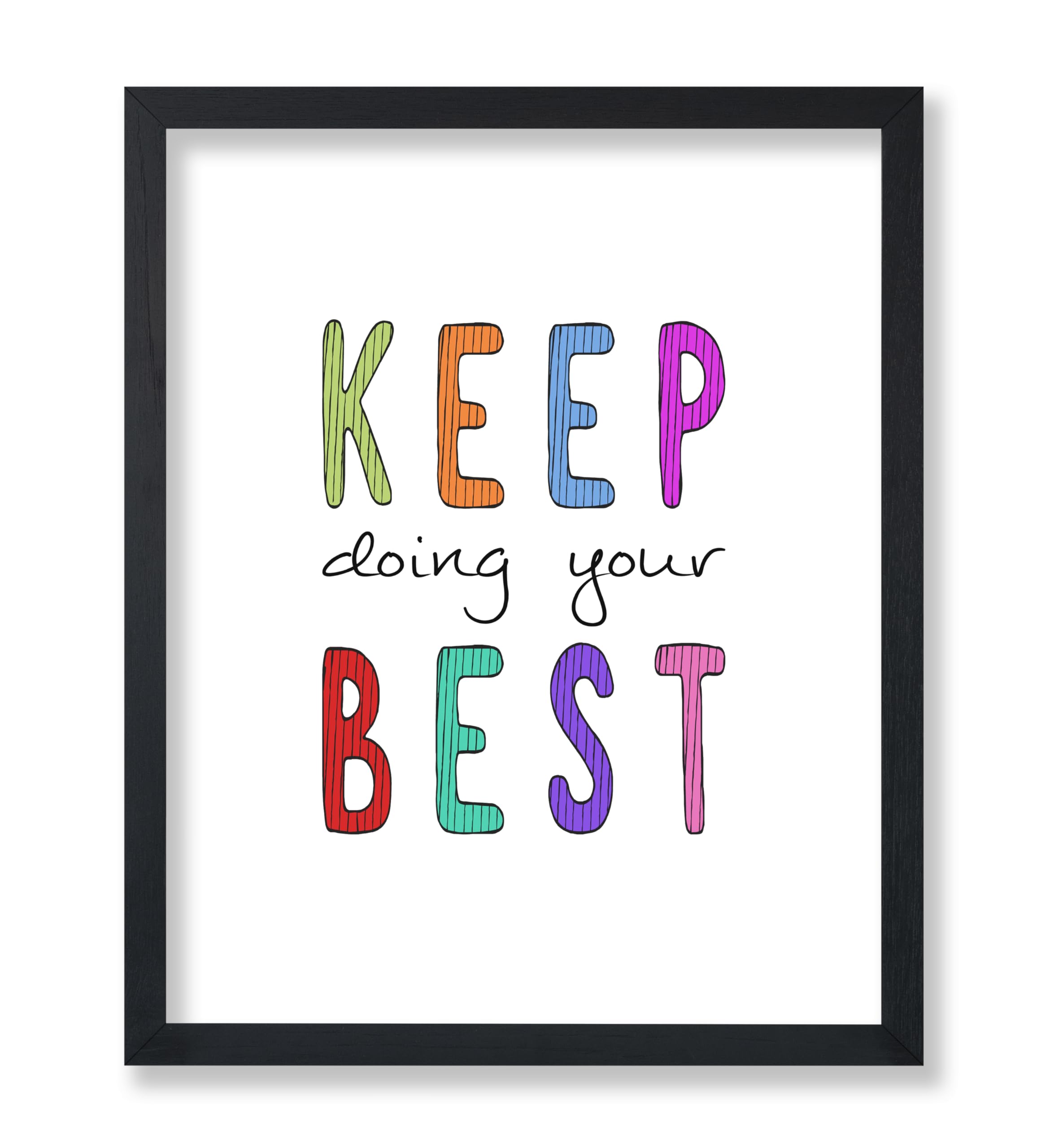 Poster Master Keep Doing Your Best Poster - Nursery Print - Typography ...