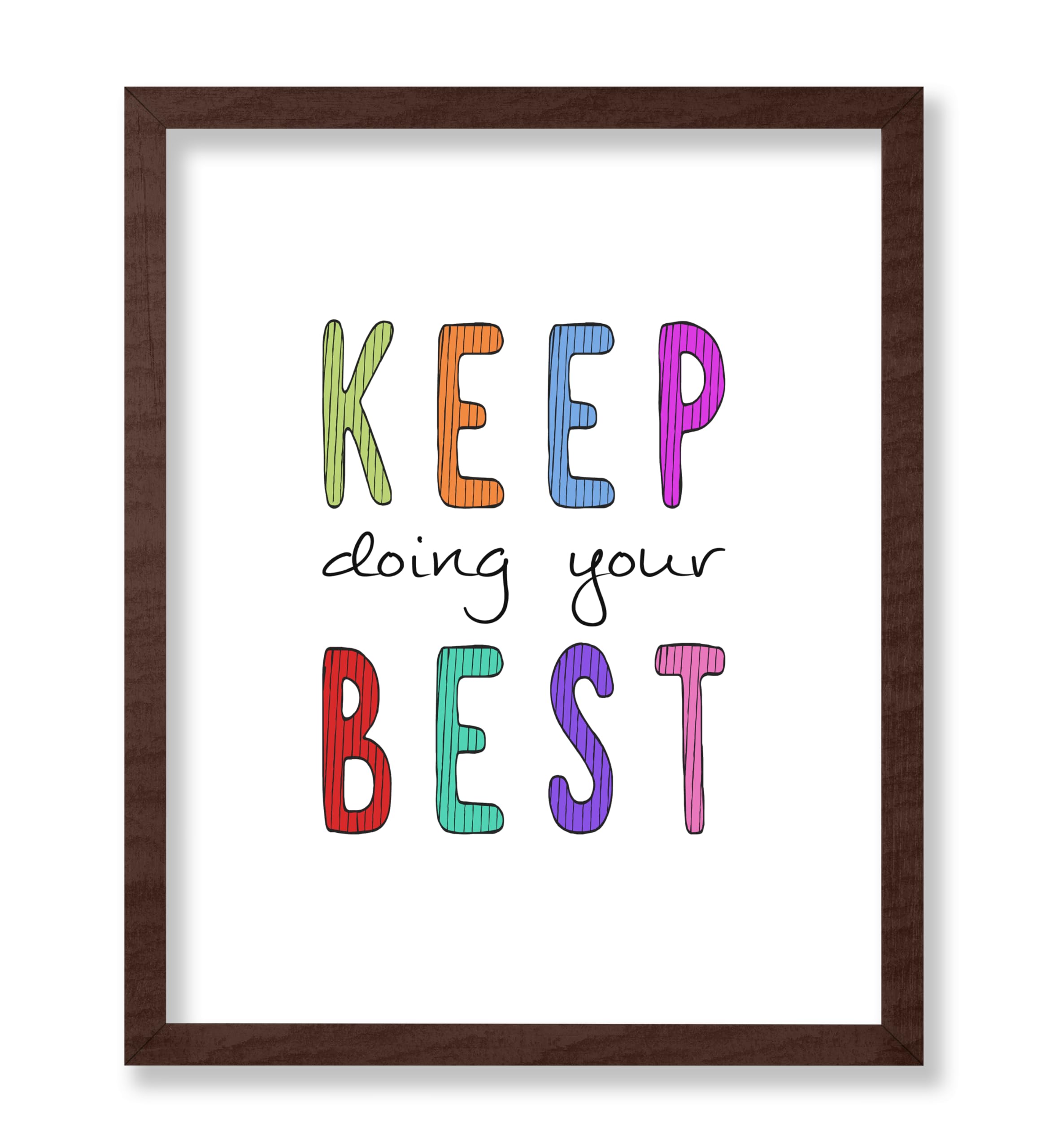 Poster Master Keep Doing Your Best Poster - Nursery Print - Typography ...