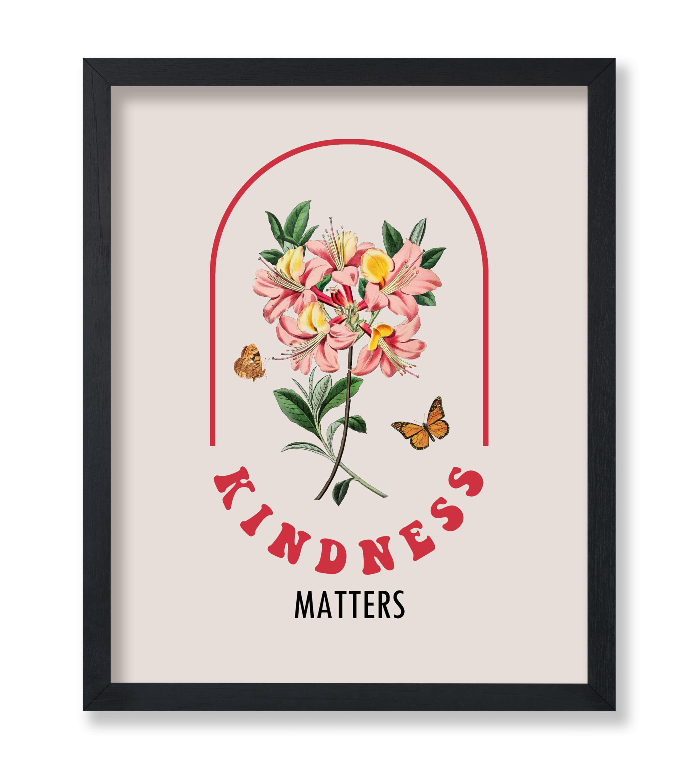 Poster Master Kindness Matters Poster - Retro Motivational Print ...
