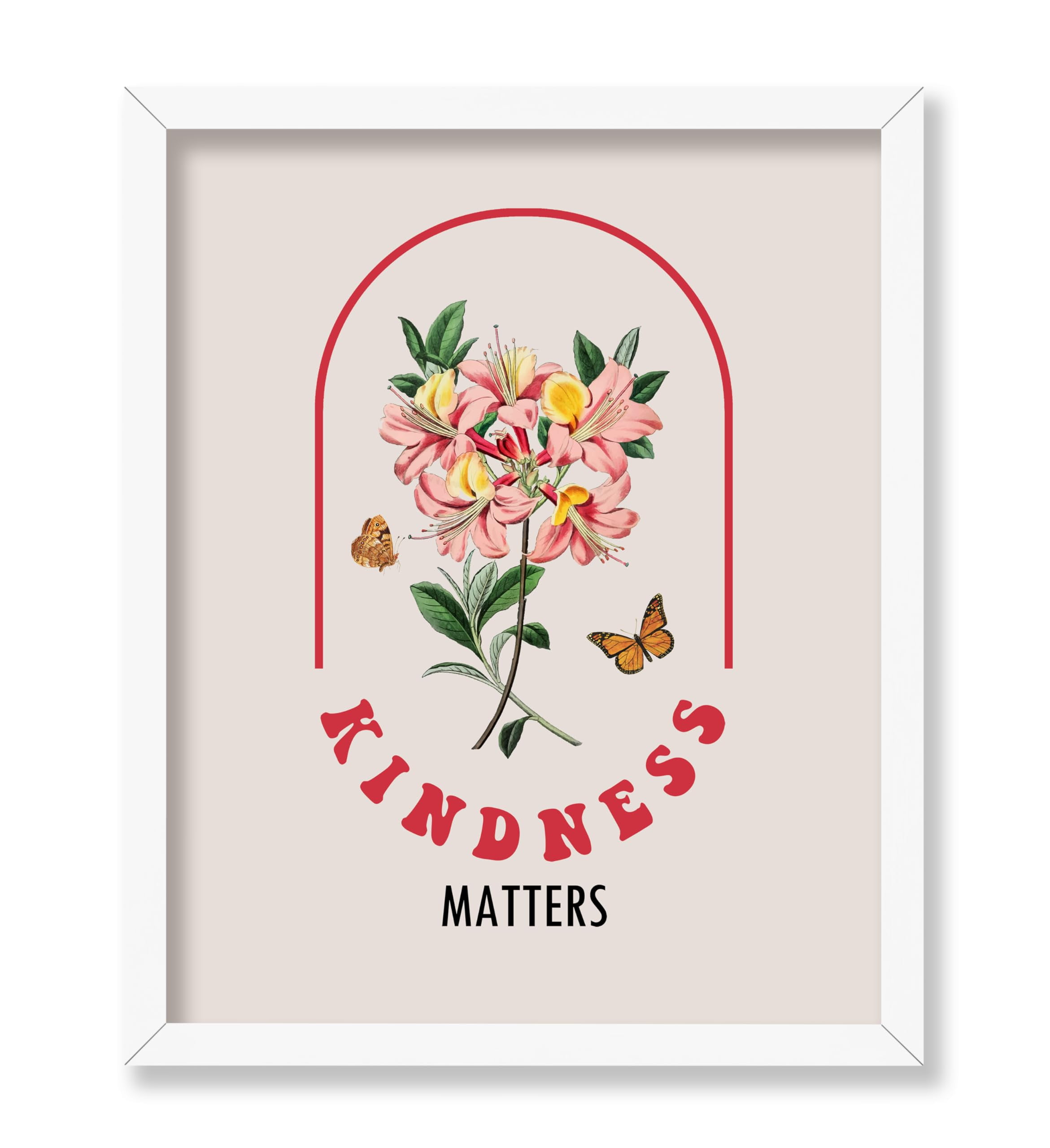 Poster Master Kindness Matters Poster - Retro Motivational Print ...
