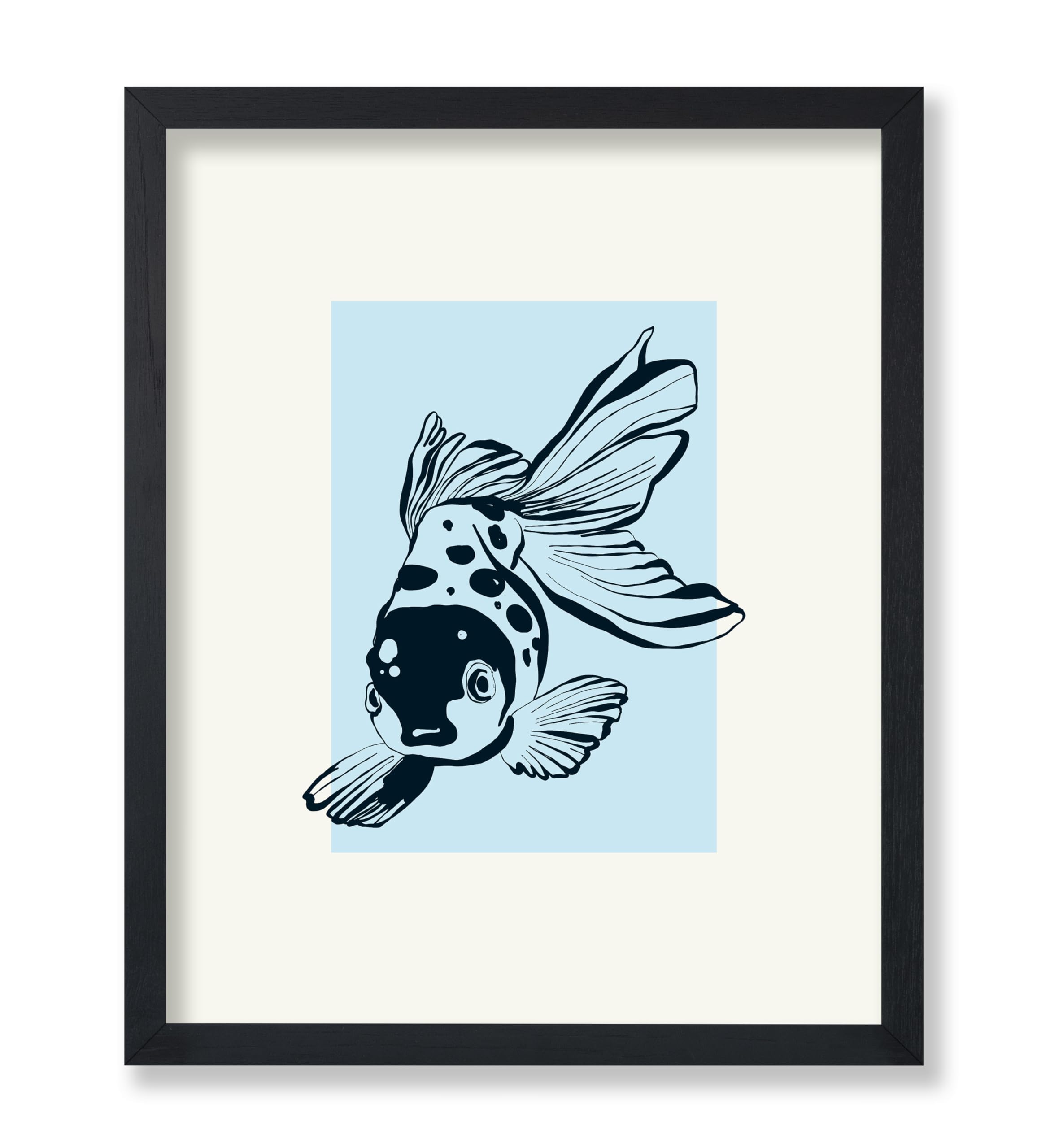 Poster Master Koi Fish Poster - Retro Aquatic Print - Ocean Art - Fish ...