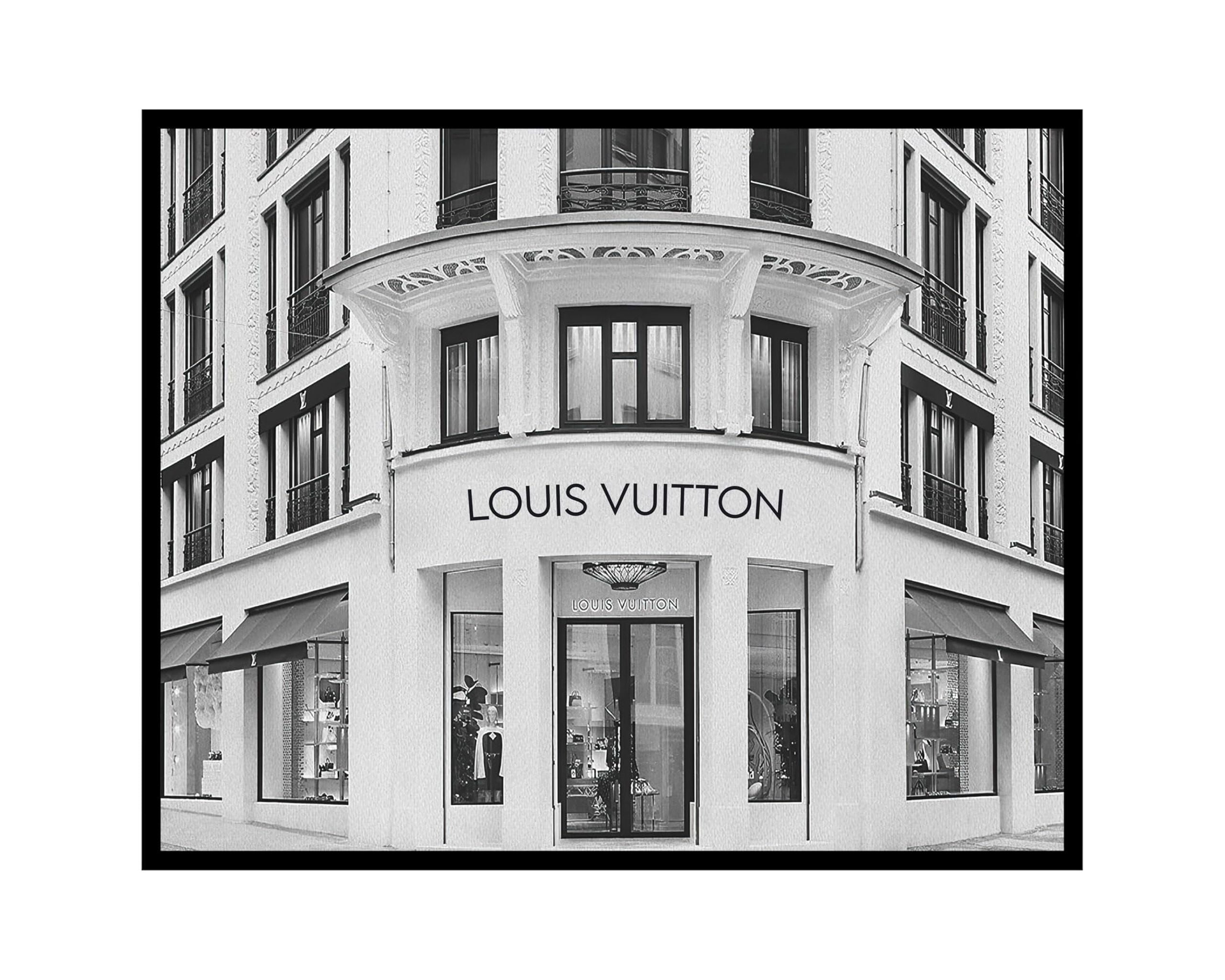 Poster Master LV Poster - LV Boutique Print - High Fashion Art - Designer Brand Shop Art - Gift ...