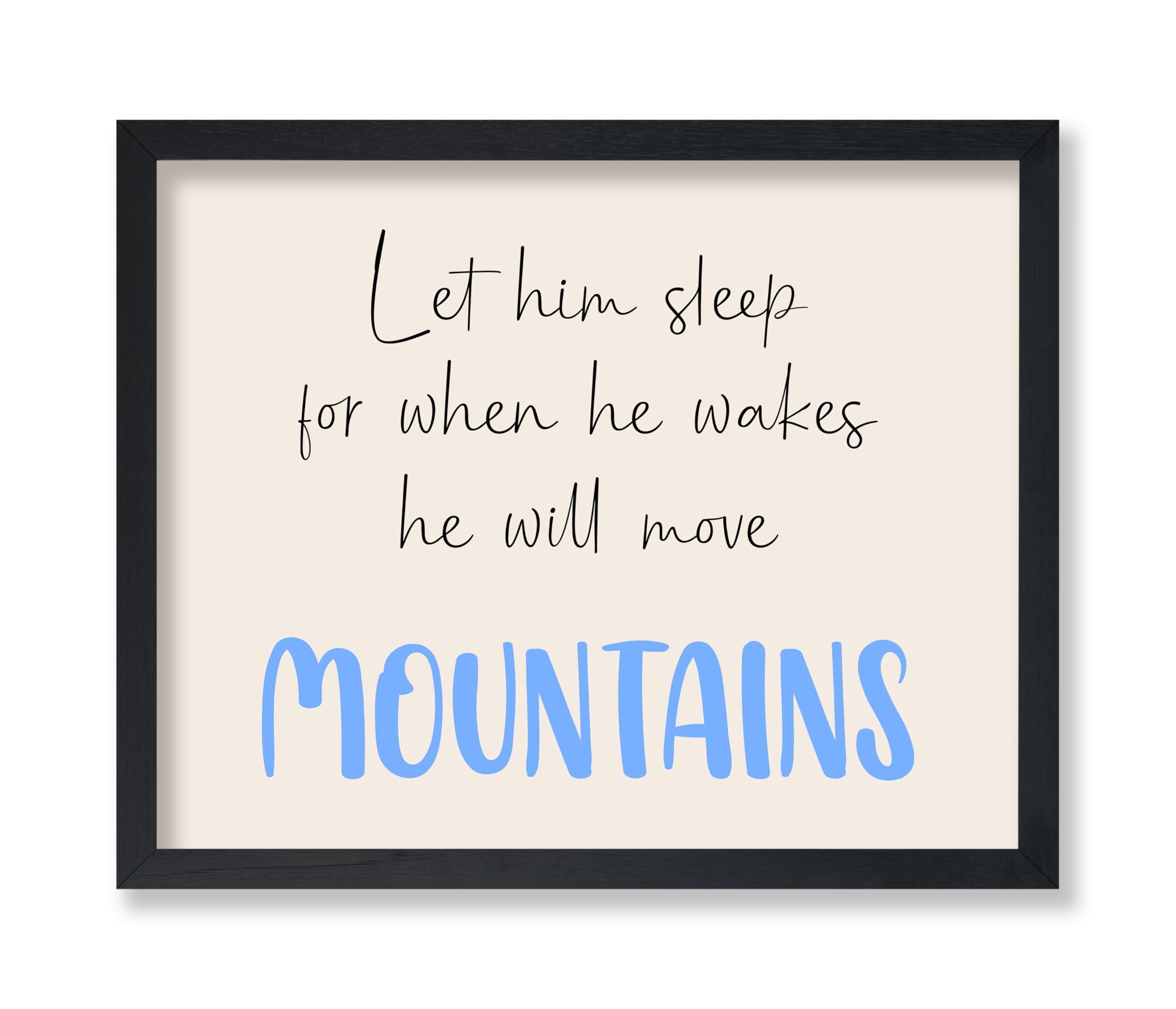Poster Master Let Him Sleep Poster - Typography Print - Positive Quotes ...