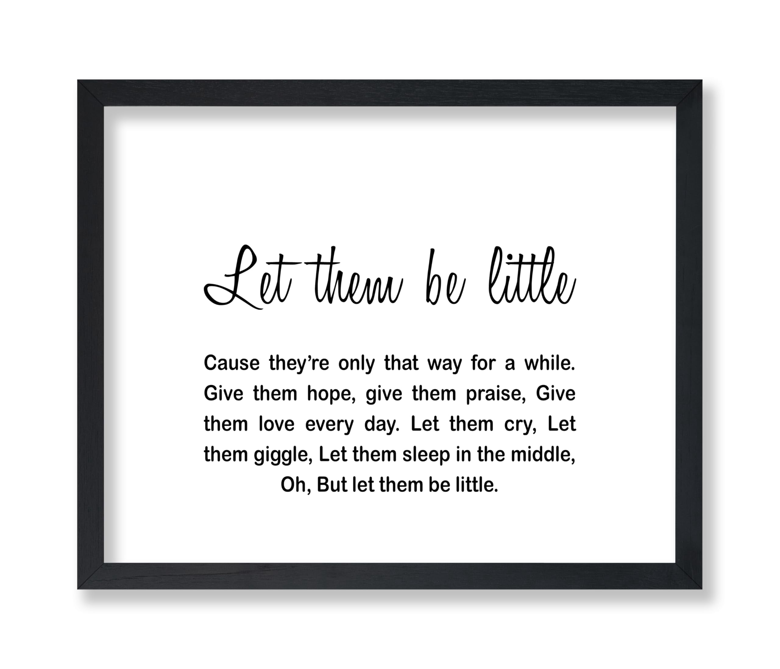 Poster Master Let Them Be Little Poster - Nursery Print - Love Art ...