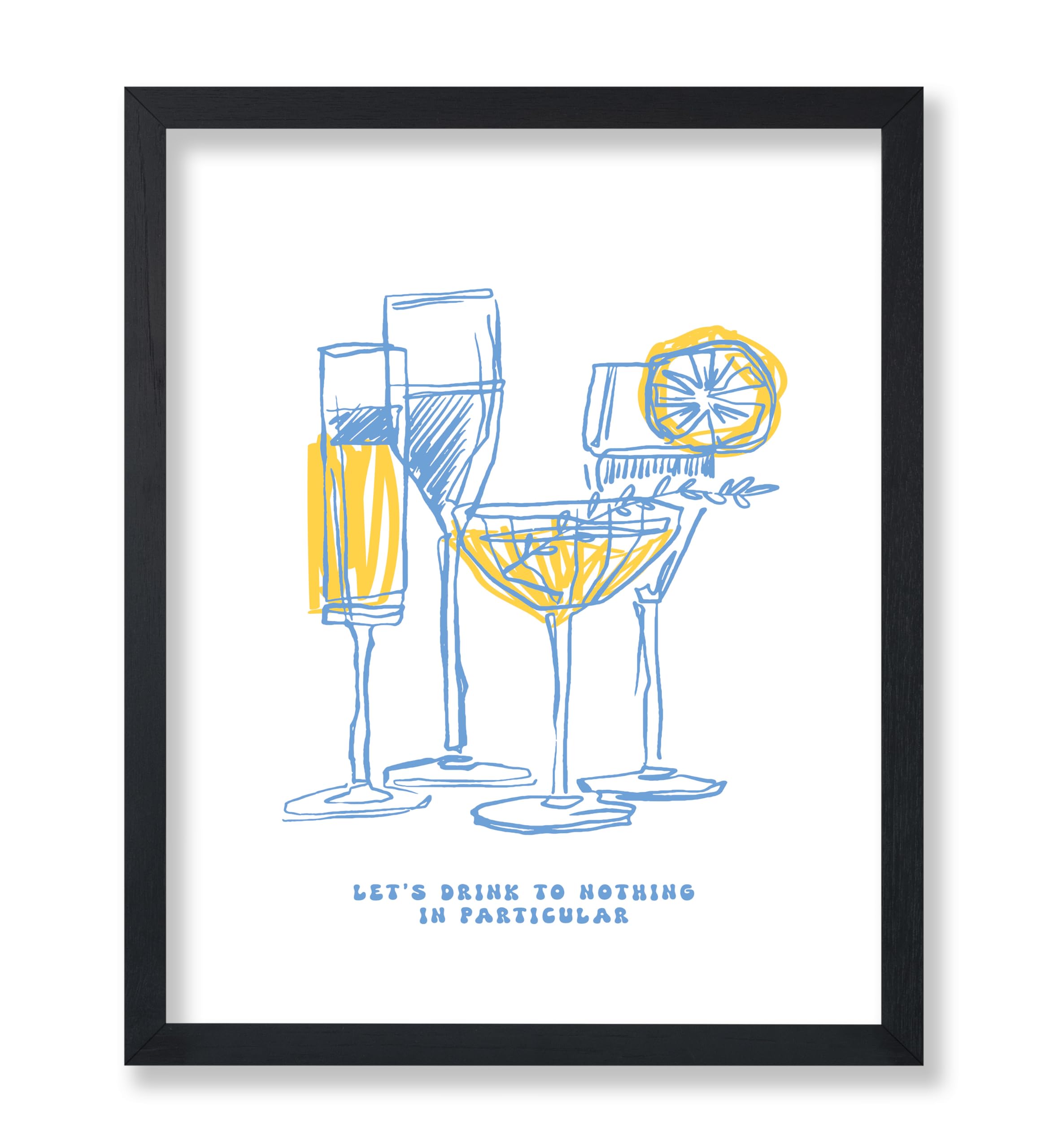 Poster Master Let's Drink Poster - Retro Cocktail Print - Alcohol Art ...