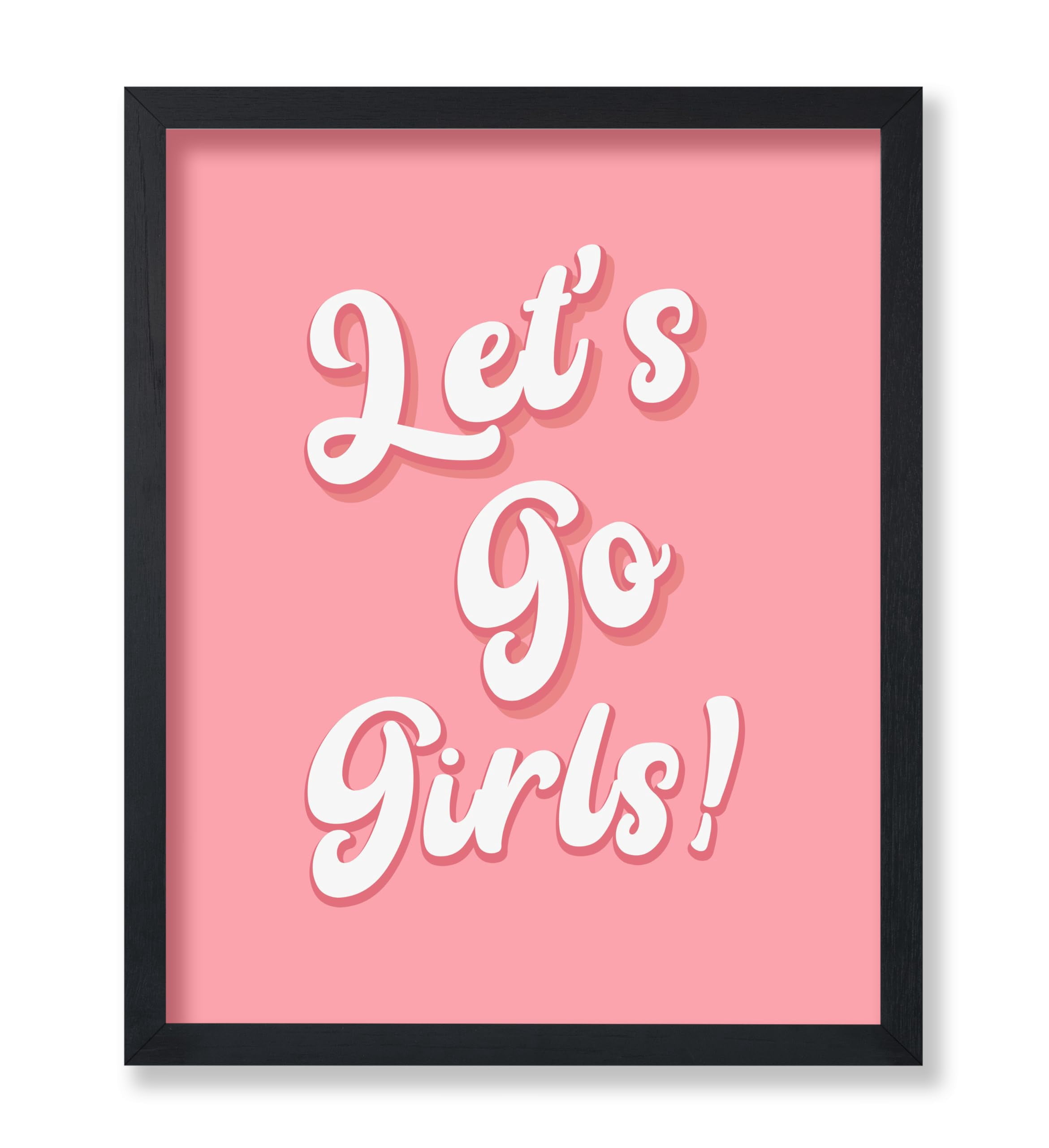 Poster Master Let's Go Girls Poster - Motivational Print - Trendy Art ...