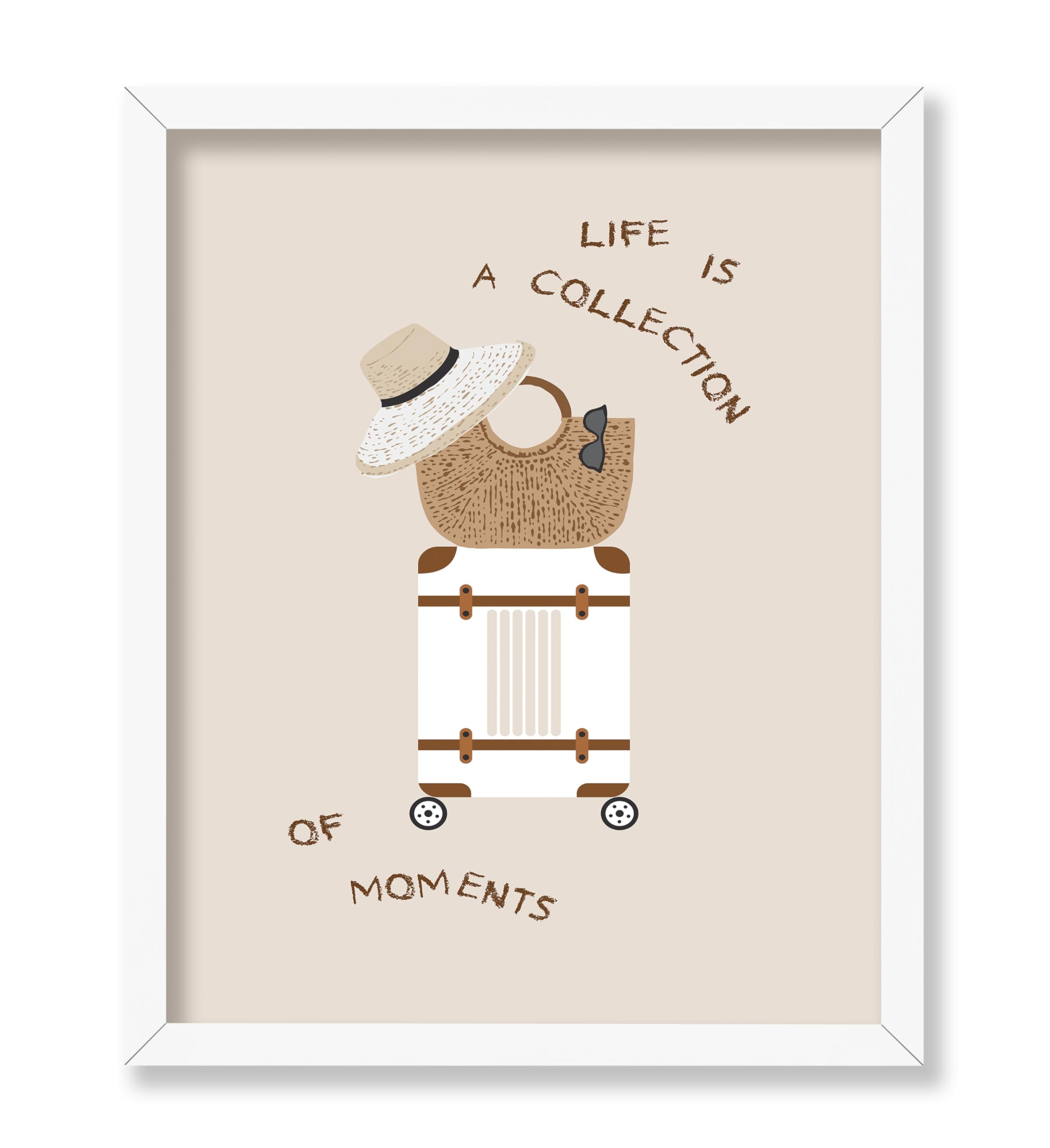 Poster Master Life Is A Collection Of Moments Poster - Retro Luggage ...