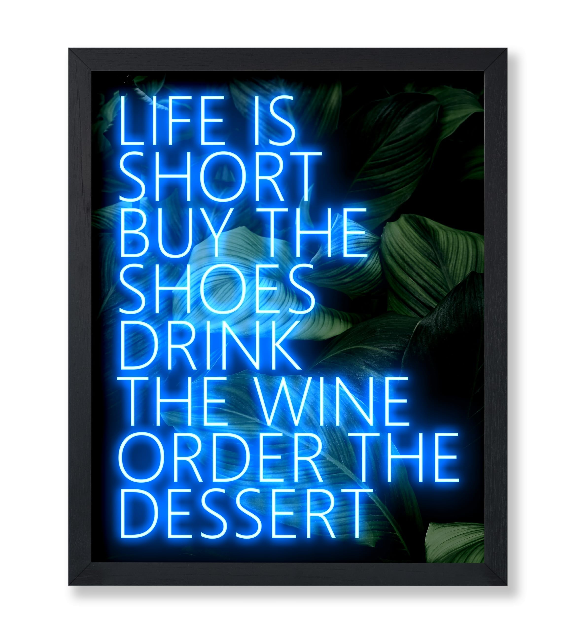 Poster Master Life Is Short Buy The Shoes Poster - Motivational Print ...