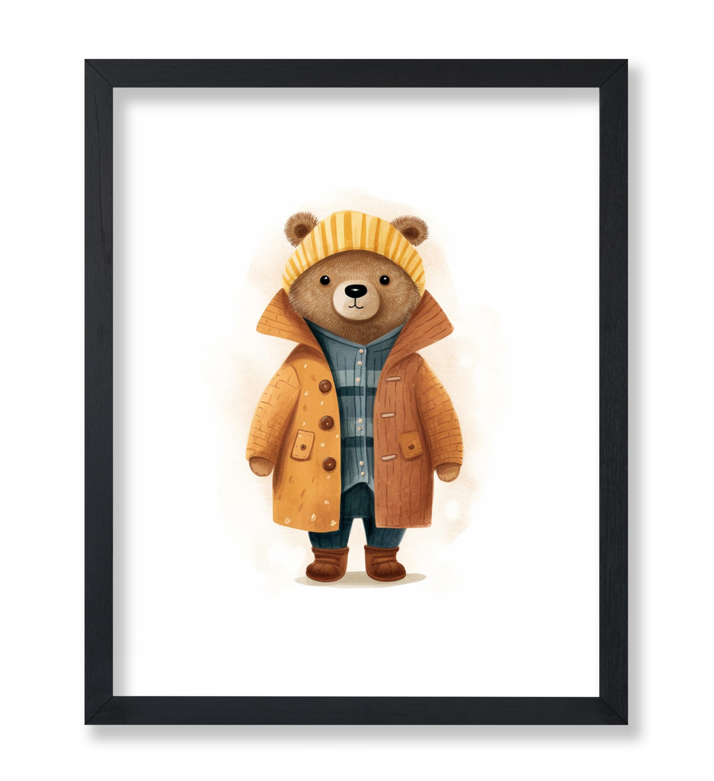 Poster Master Little Bear Poster - Teddy Bear Print - Bear Art - Preppy ...