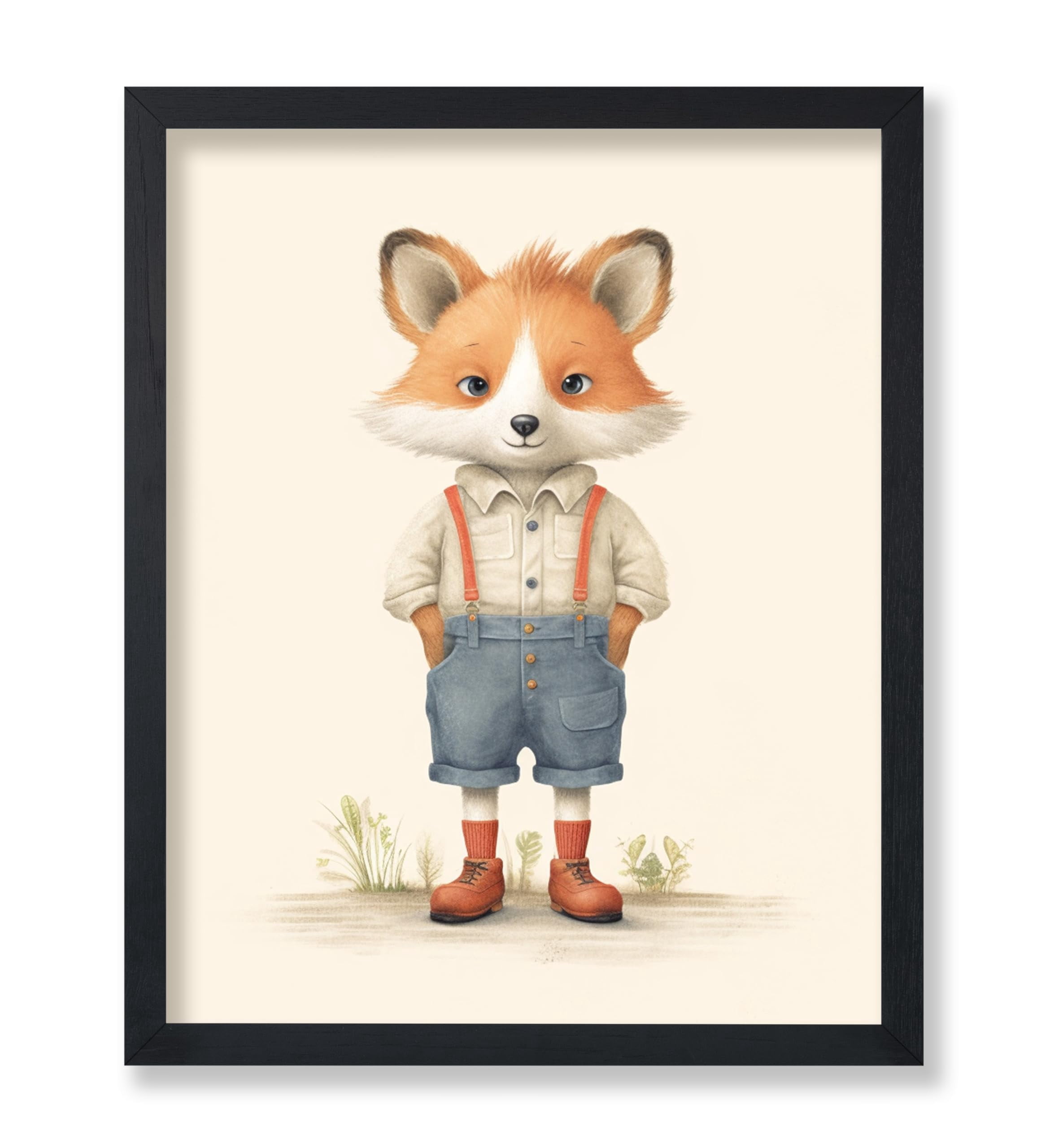 Poster Master Little Fox Poster - Fox Print - Forest Animal Art ...