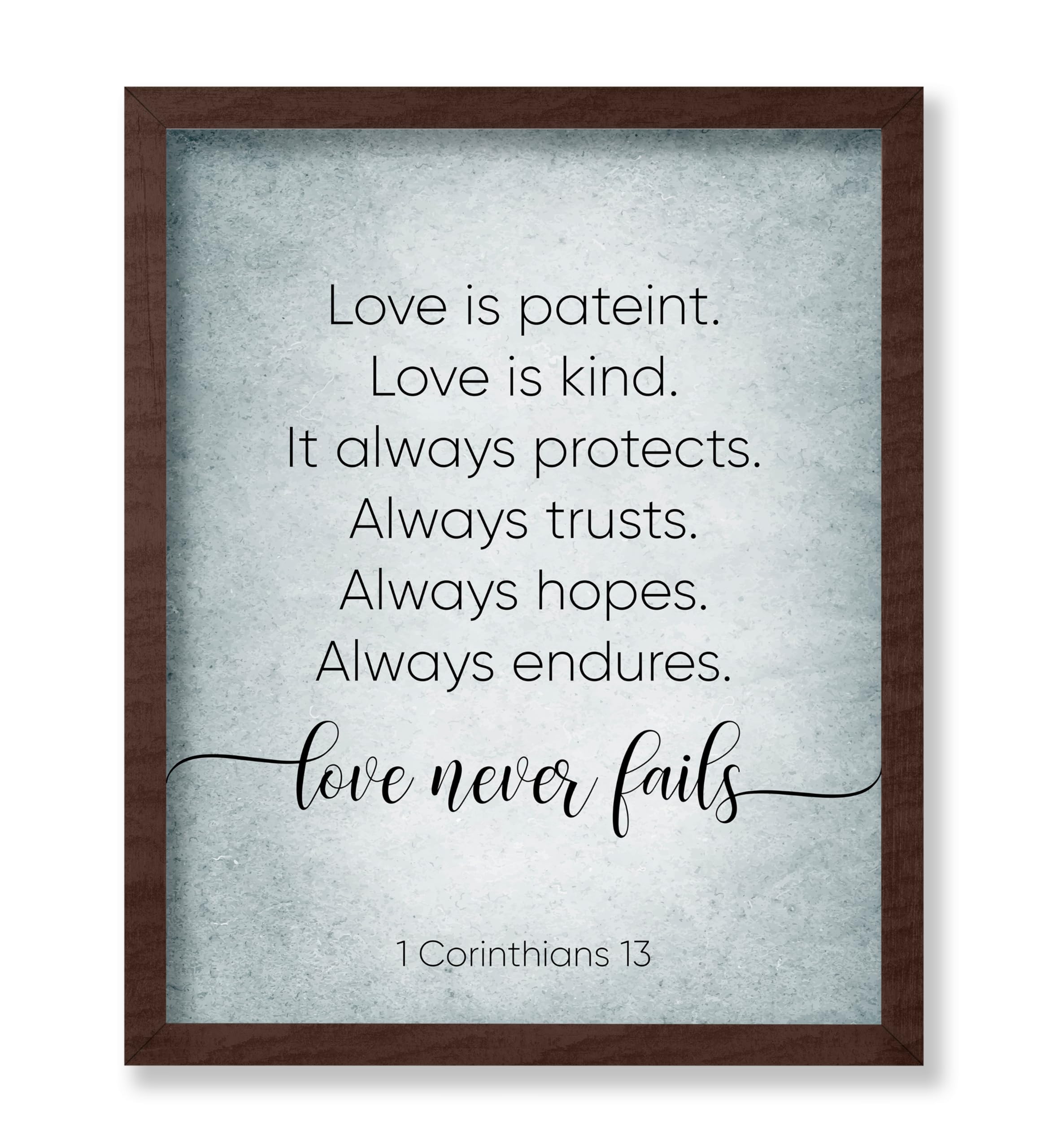 Poster Master Love is Patient Poster - Love is Patient Sign Print ...