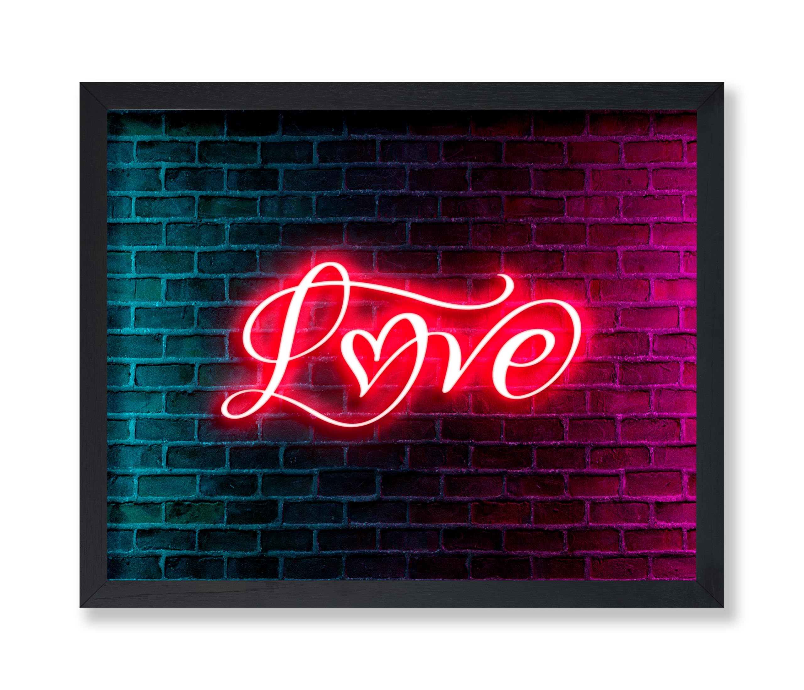 Poster Master Love Poster - Typography Print - Neon Art - Trendy Art ...