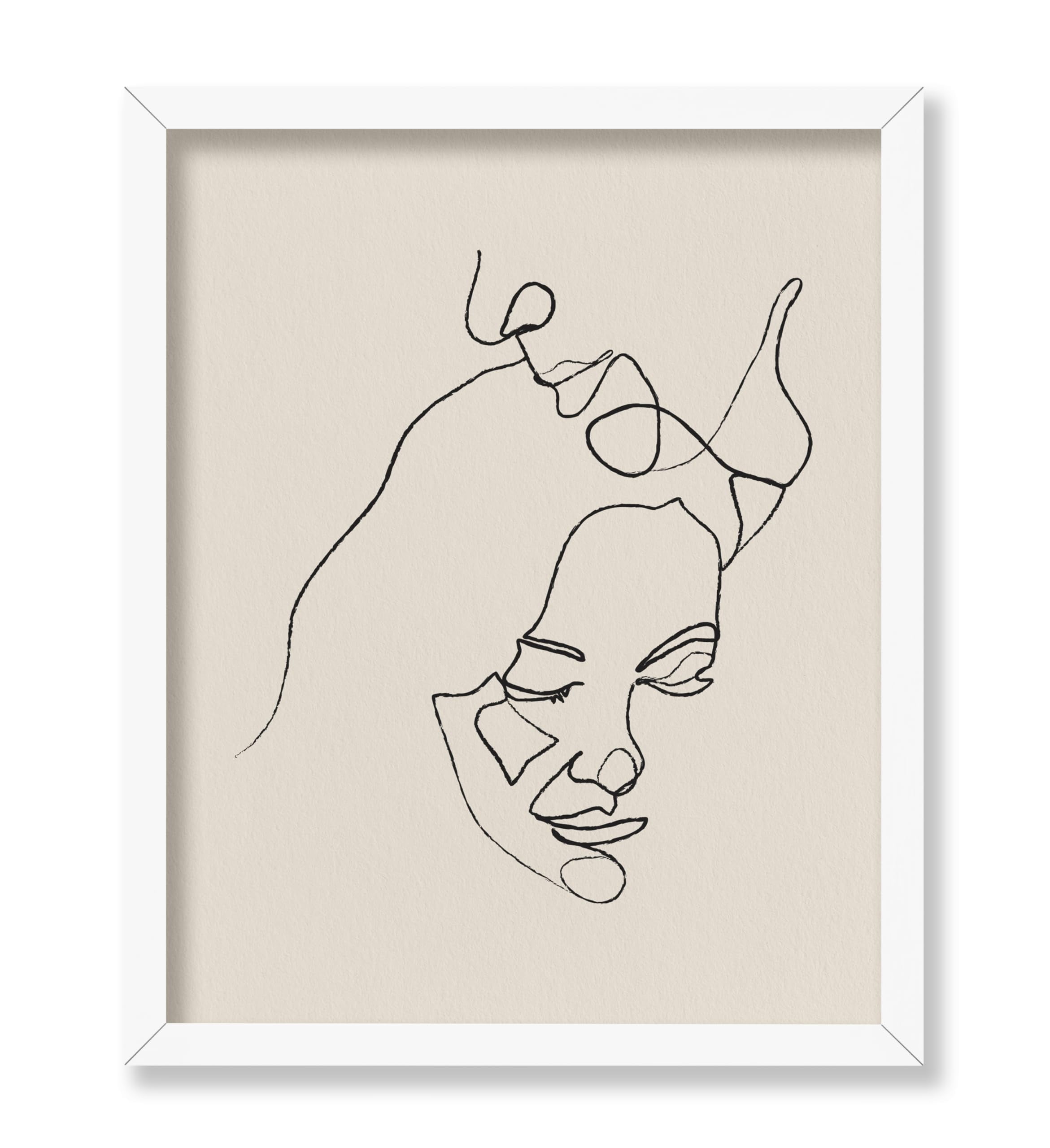 Poster Master Lovers Poster - Hug Print - Couple Art - Line Drawing Art ...