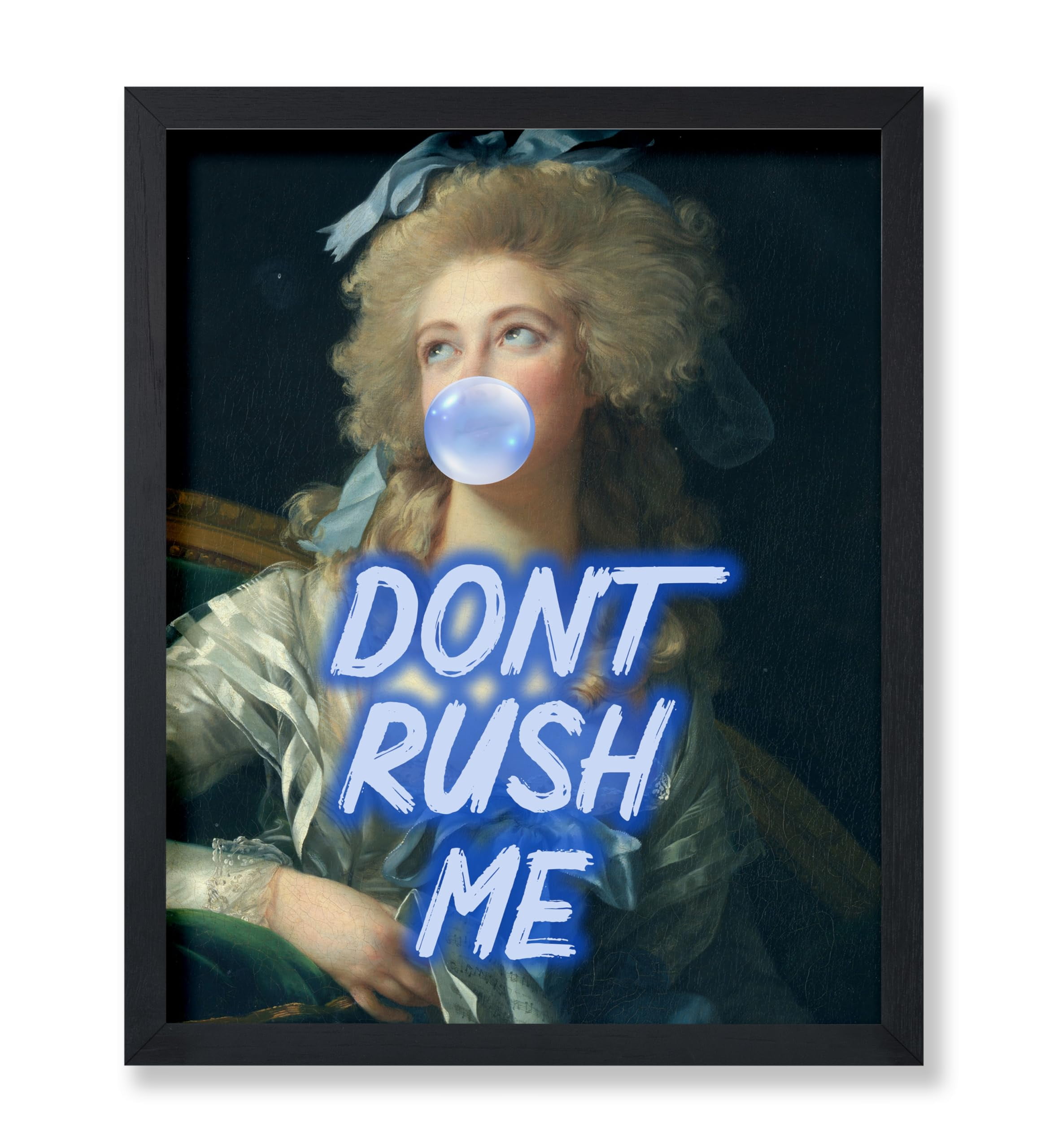 Poster Master Madame Grand Poster - Don't Rush Me Print - Altered Art ...