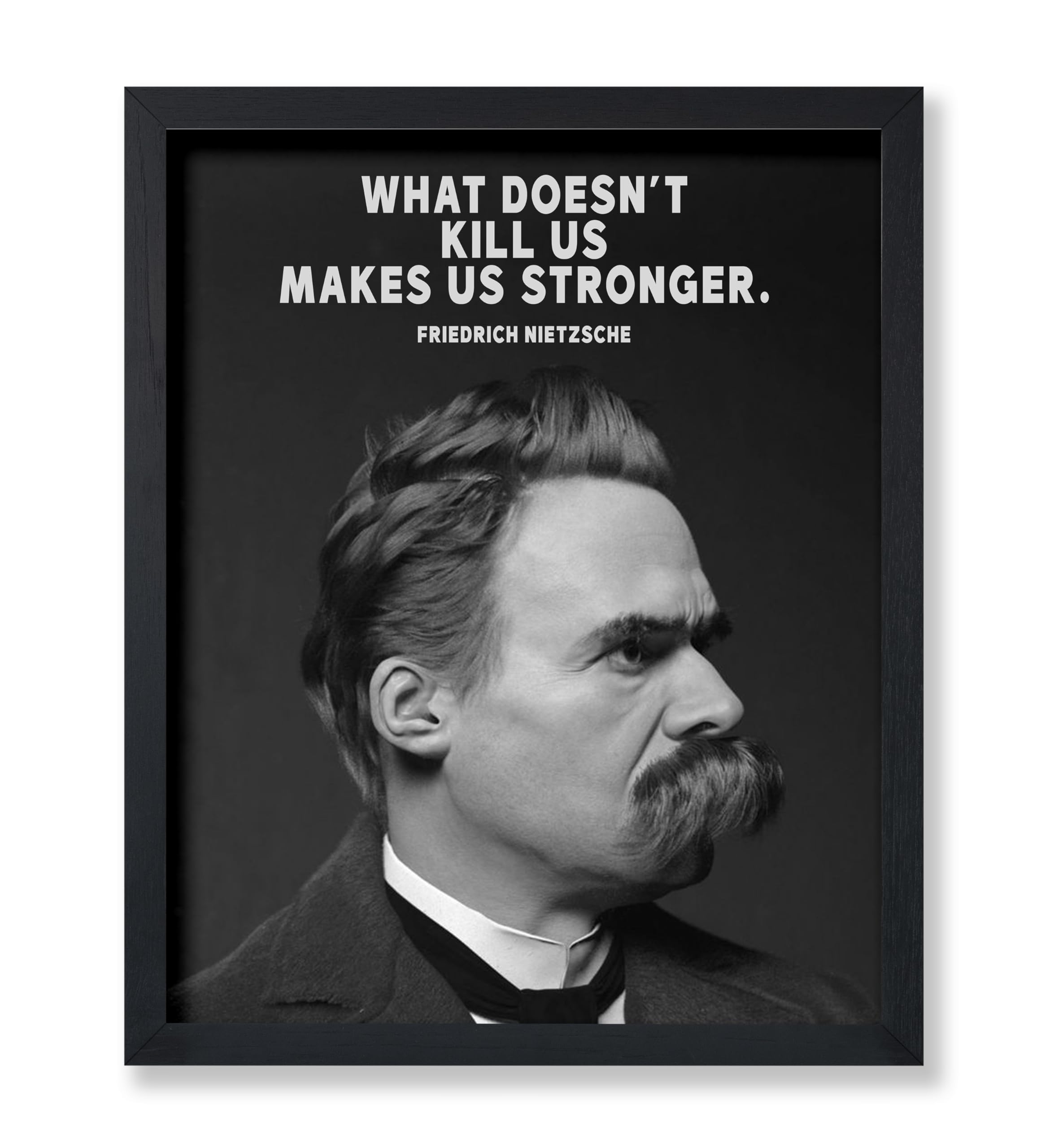 Poster Master Makes Us Stronger Poster - Friedrich Nietzsche Print ...