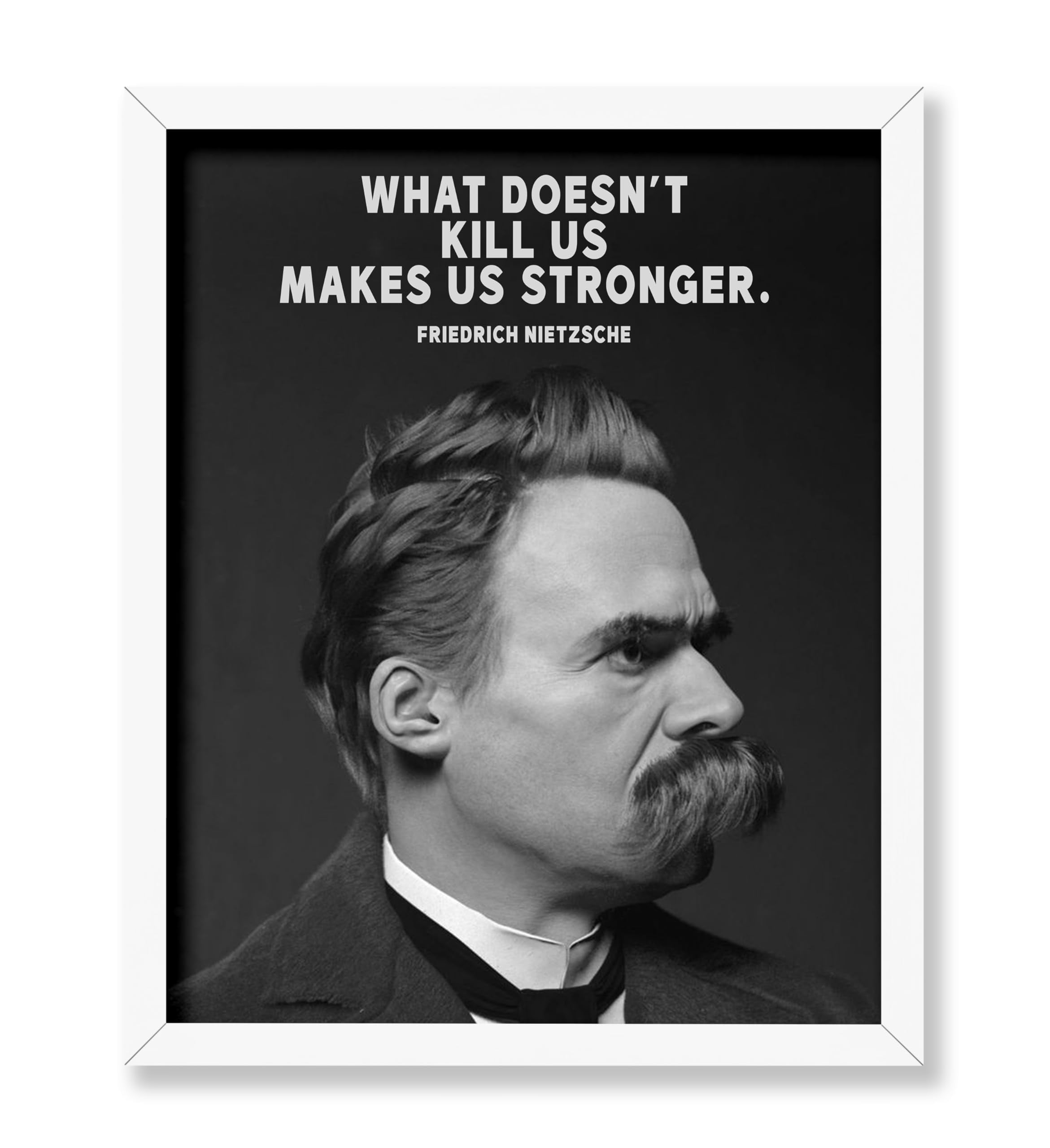 Poster Master Makes Us Stronger Poster - Friedrich Nietzsche Print ...