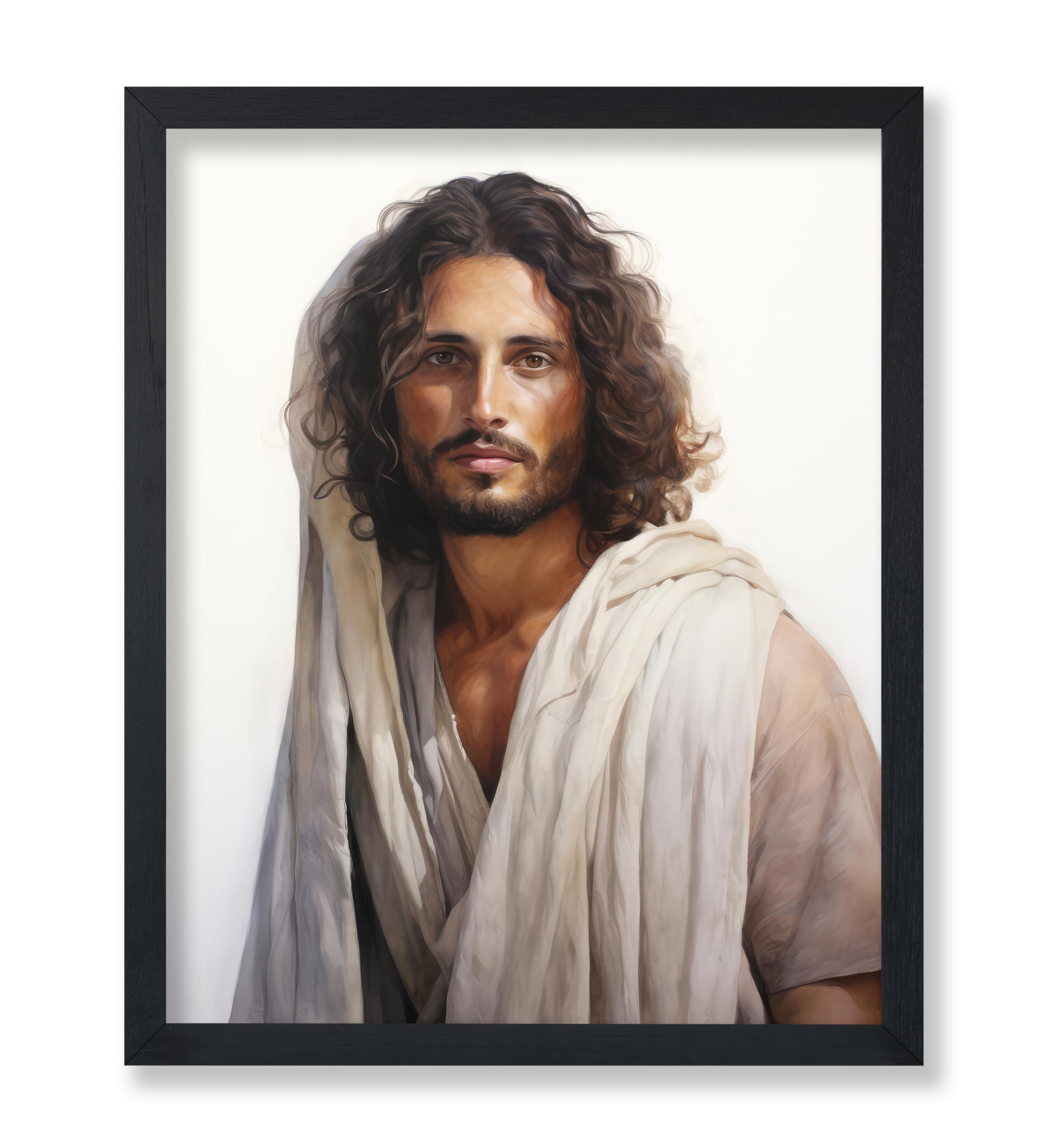 Poster Master Man Painting Poster - Retro Bearded Man Print - Portrait ...