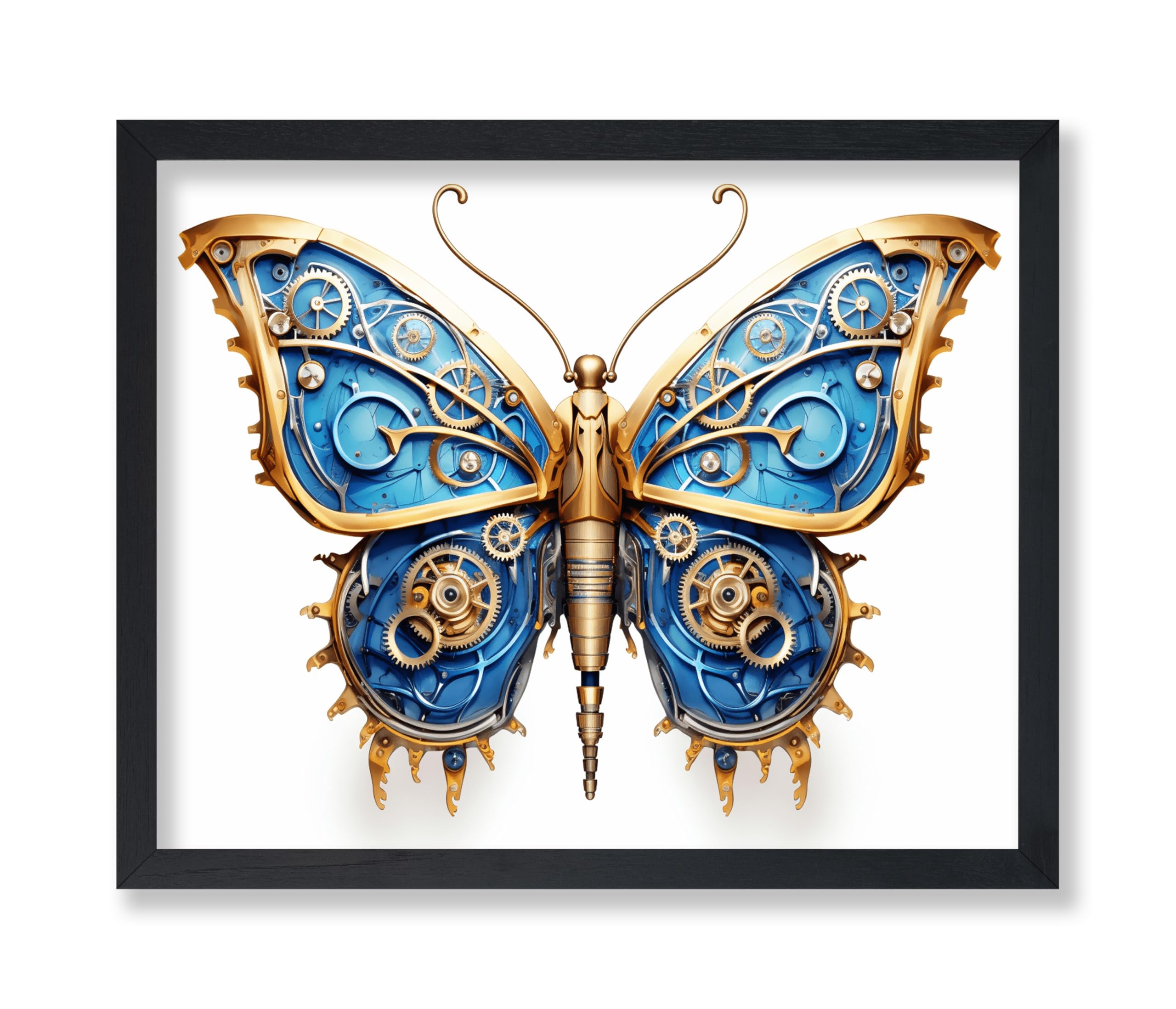 Poster Master Mechanical Butterfly Poster - Butterfly Print - Steampunk ...