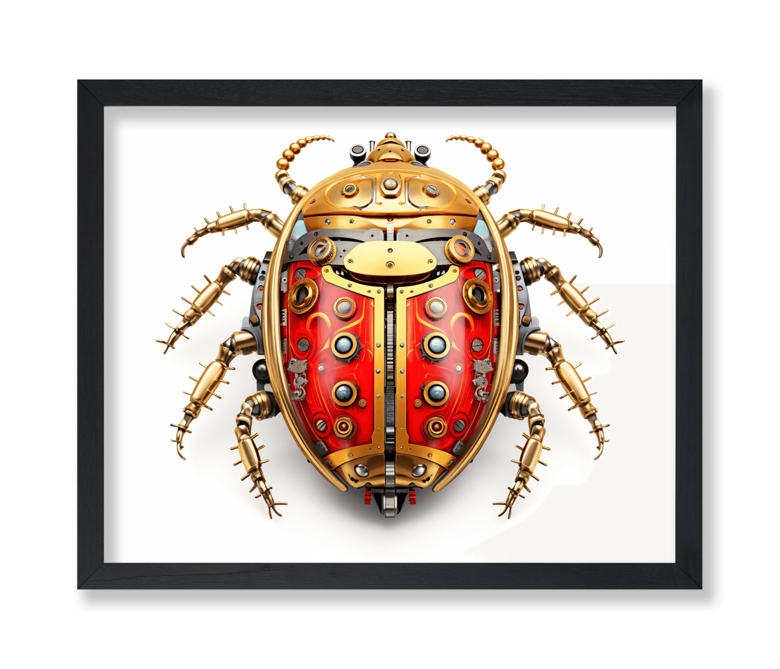 Poster Master Mechanical Ladybug Poster - Ladybug Print - Bug Art ...