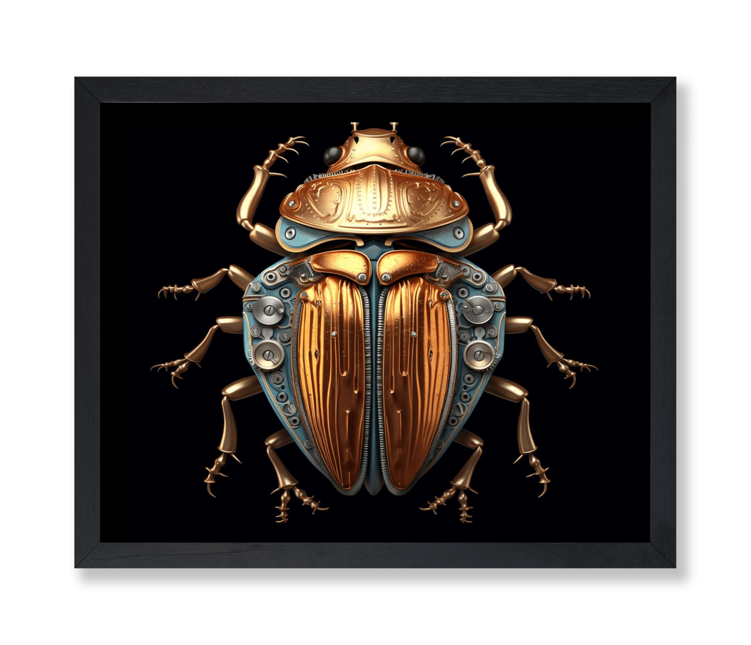 Poster Master Mechanical Stag Beetle Poster - Beetle Print - Fantasy ...