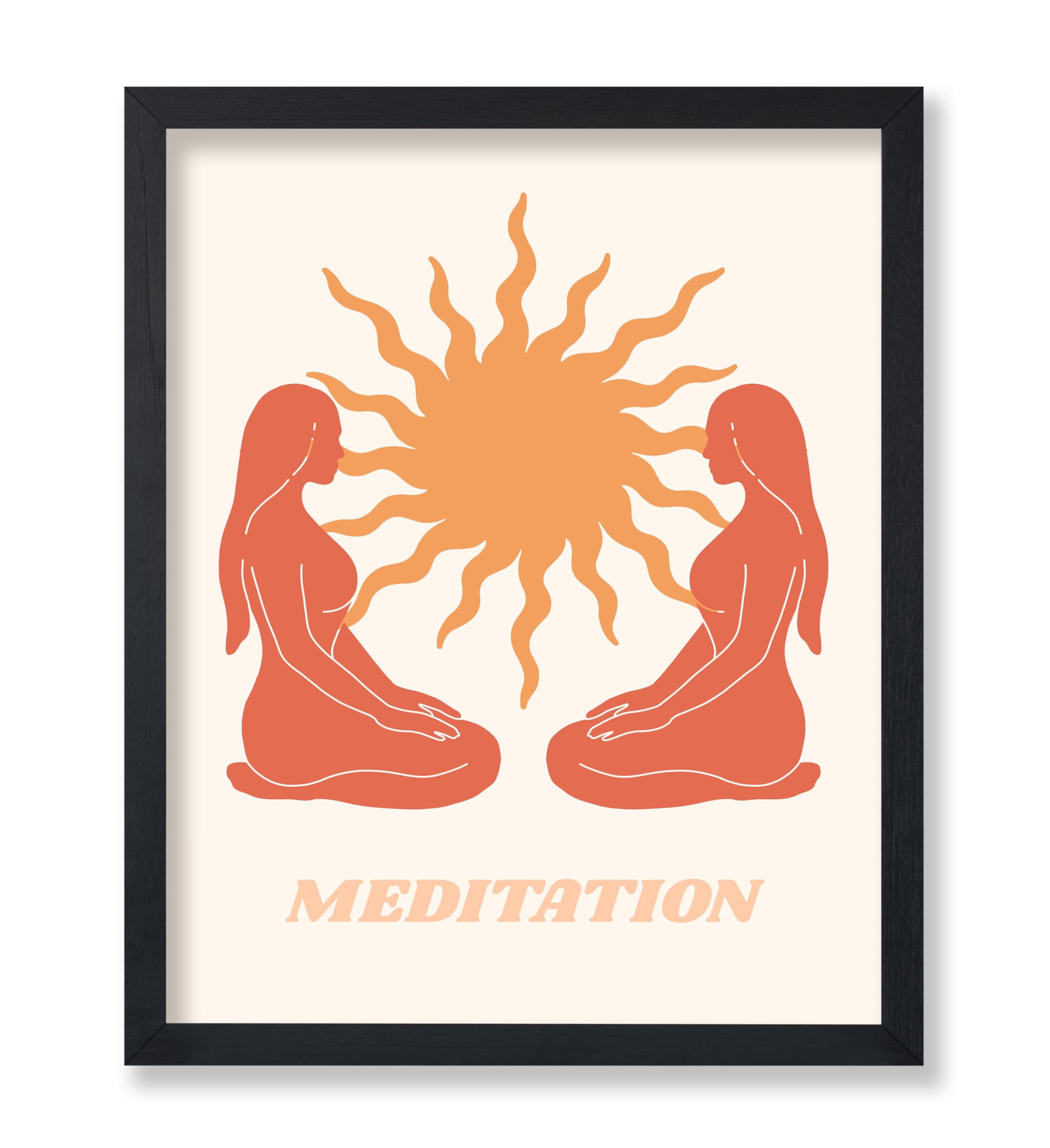 Poster Master Meditation Poster - Yoga Print - Mental Balance Art ...