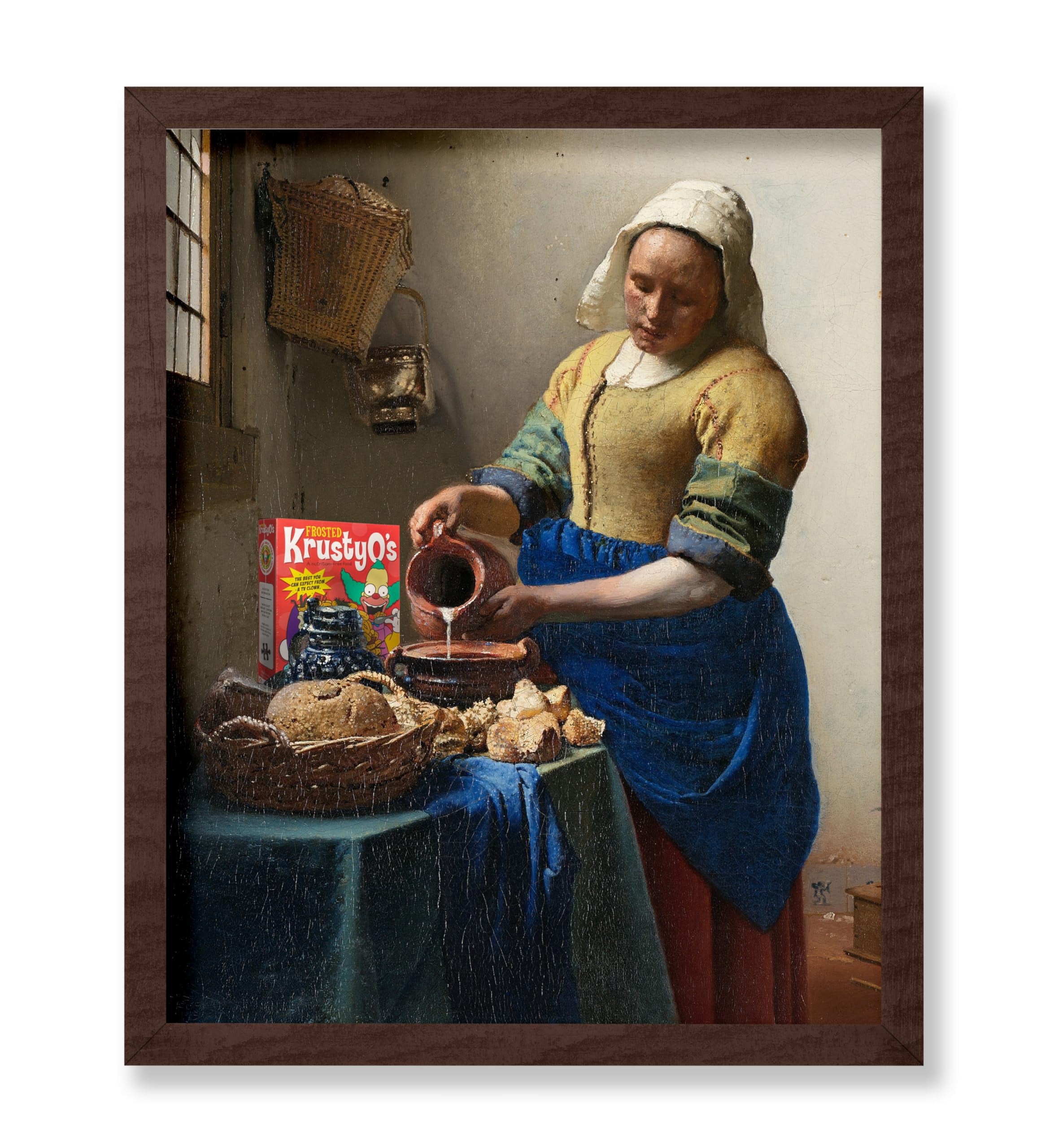 Poster Master The Milkmaid Poster - Krusty Print - Altered Art - Trendy ...