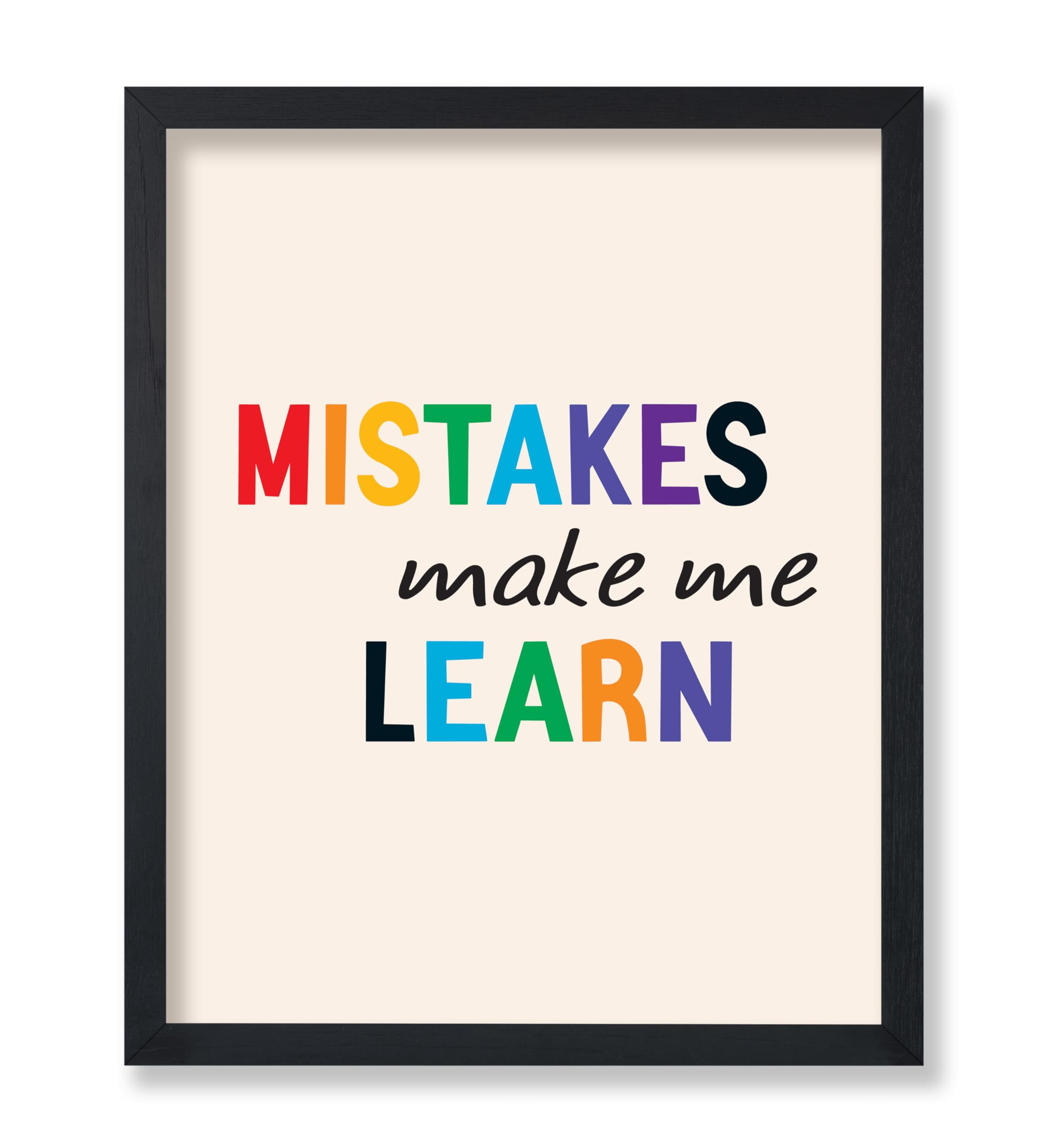 Poster Master Mistakes Make Me Learn Poster - Motivational Print ...