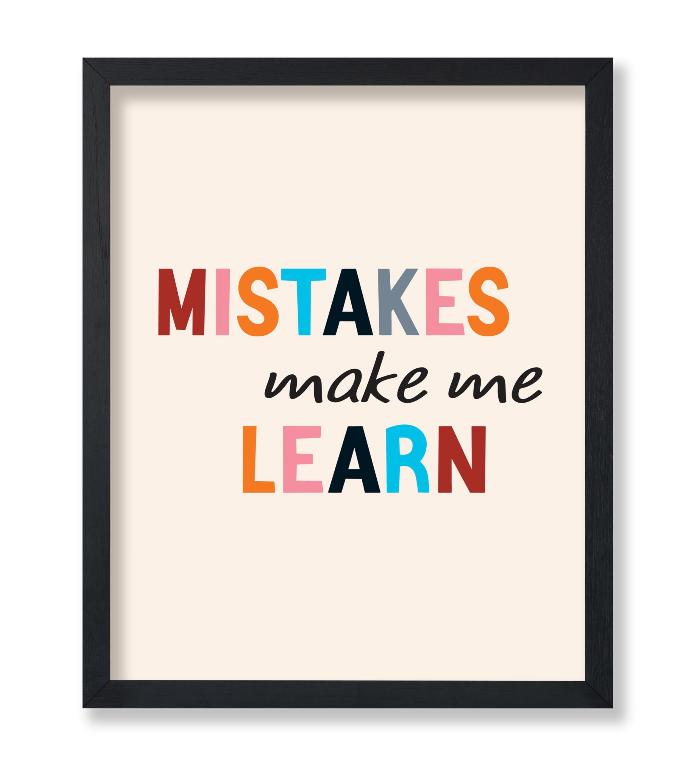 Poster Master Mistakes Make Me Learn Poster - Motivational Print ...