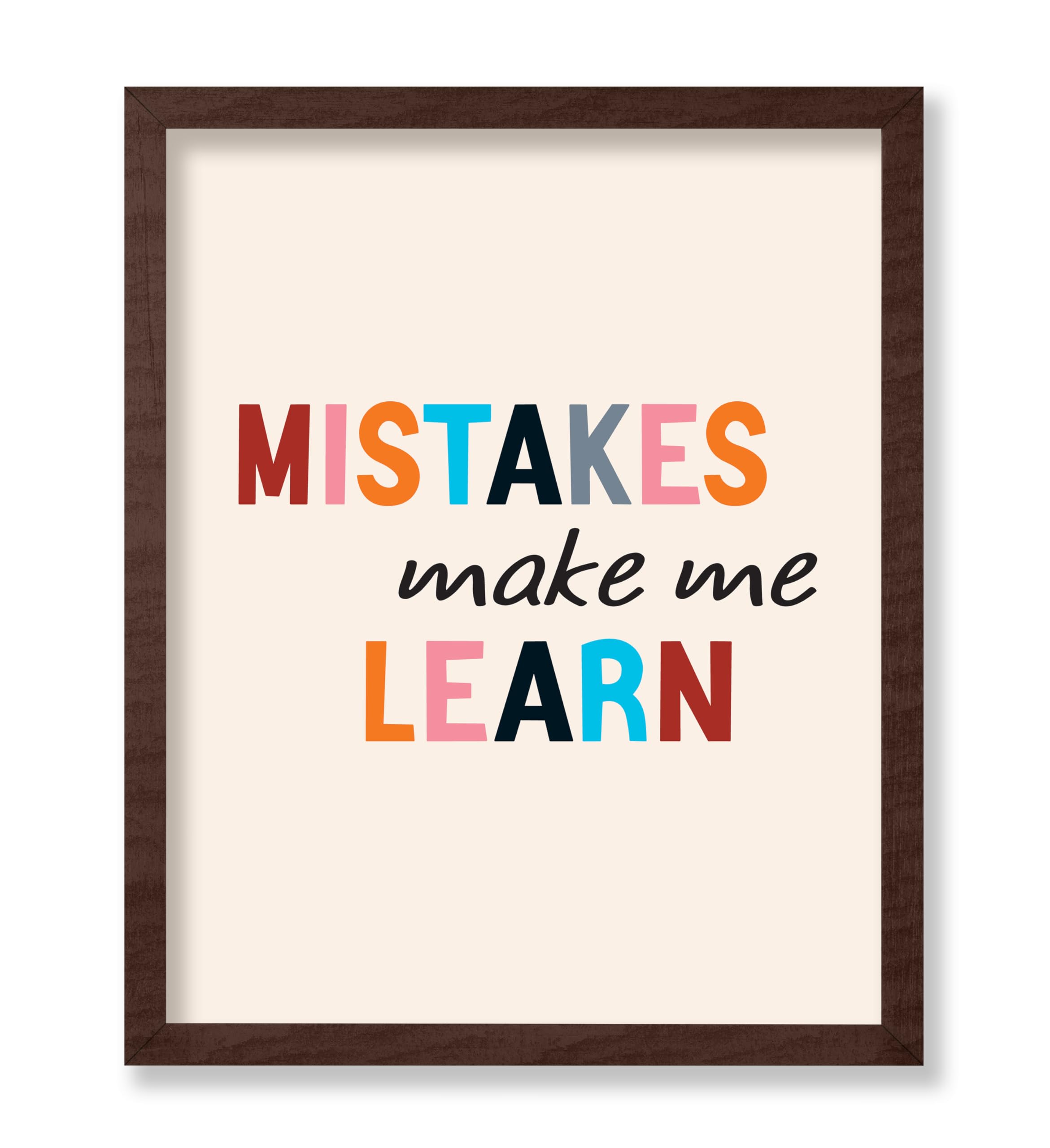 Poster Master Mistakes Make Me Learn Poster - Motivational Print ...