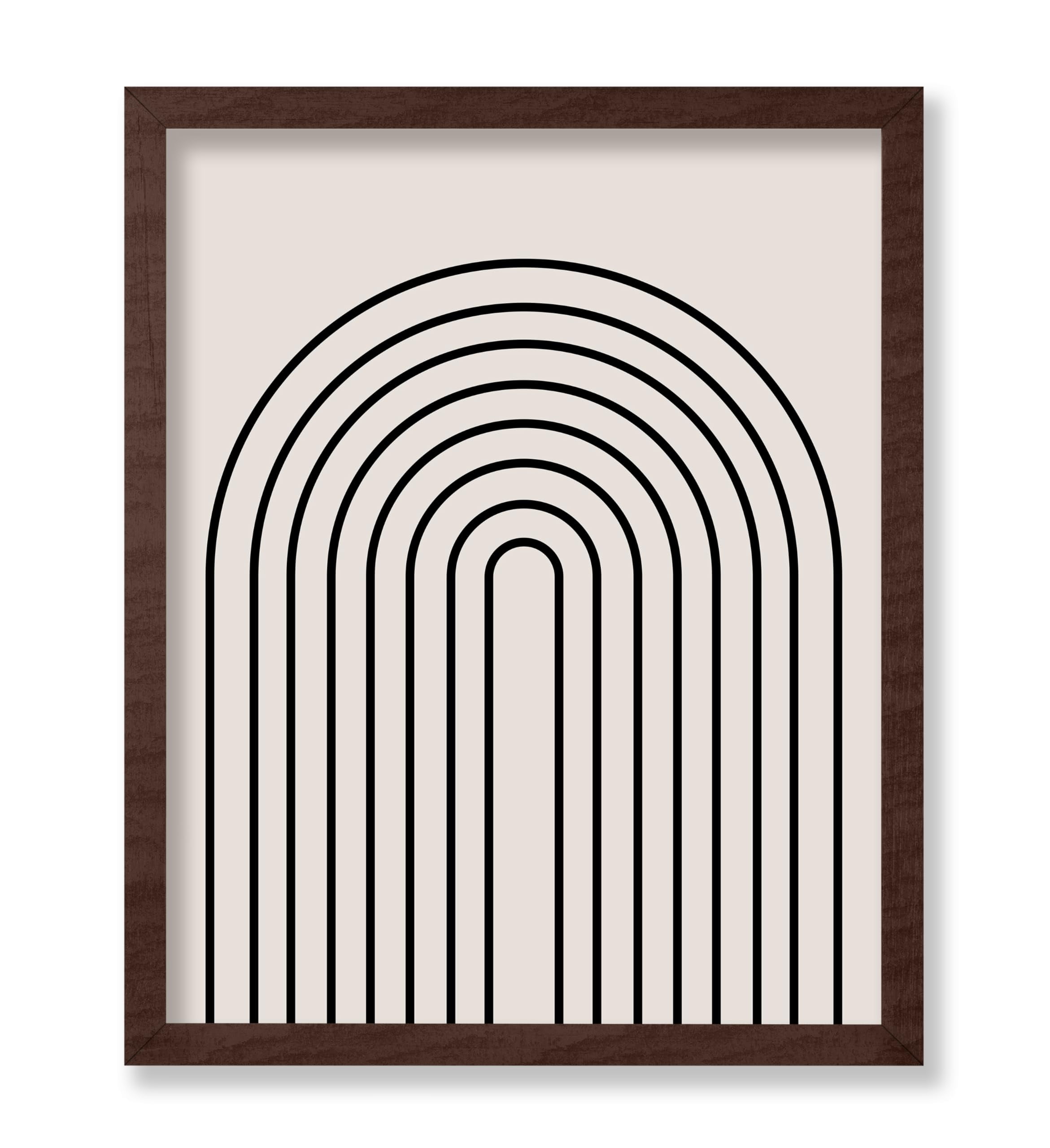 Poster Master Modern Rainbow Poster - Line Drawing Print - Abstract Art ...