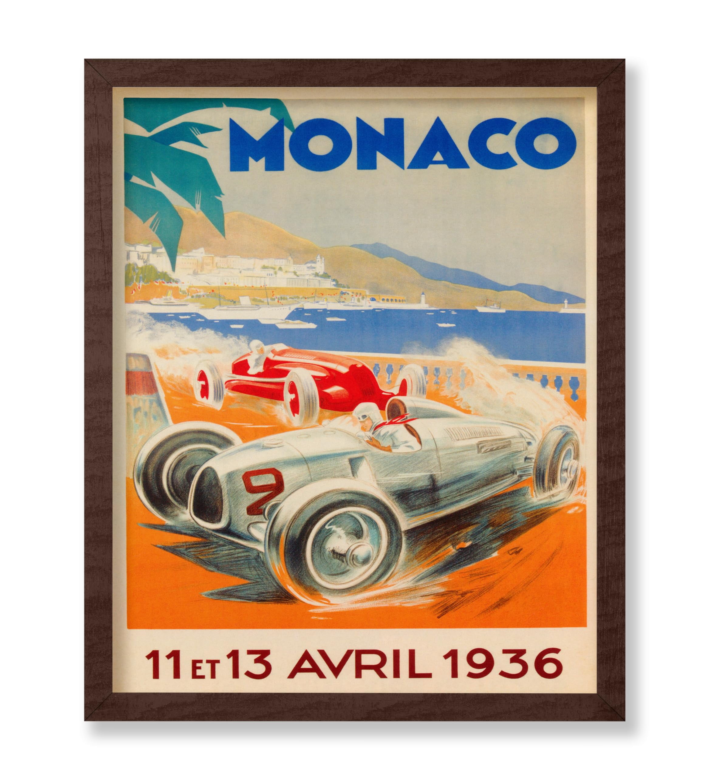 Poster Master Monaco Car Racing Print - Vintage Wall Art - Car Race ...