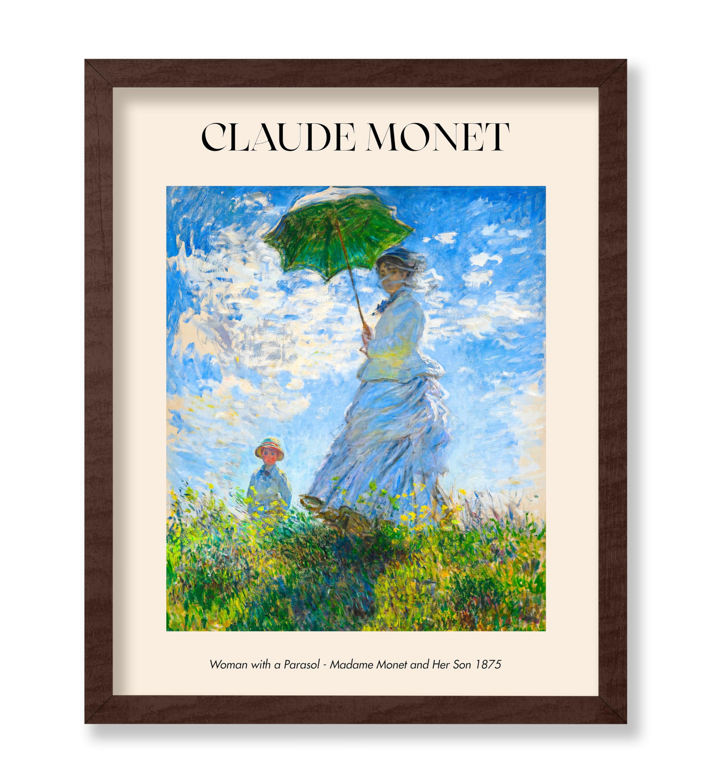 Poster Master Monet Poster - Madame Monet and Her Son Print - Woman ...