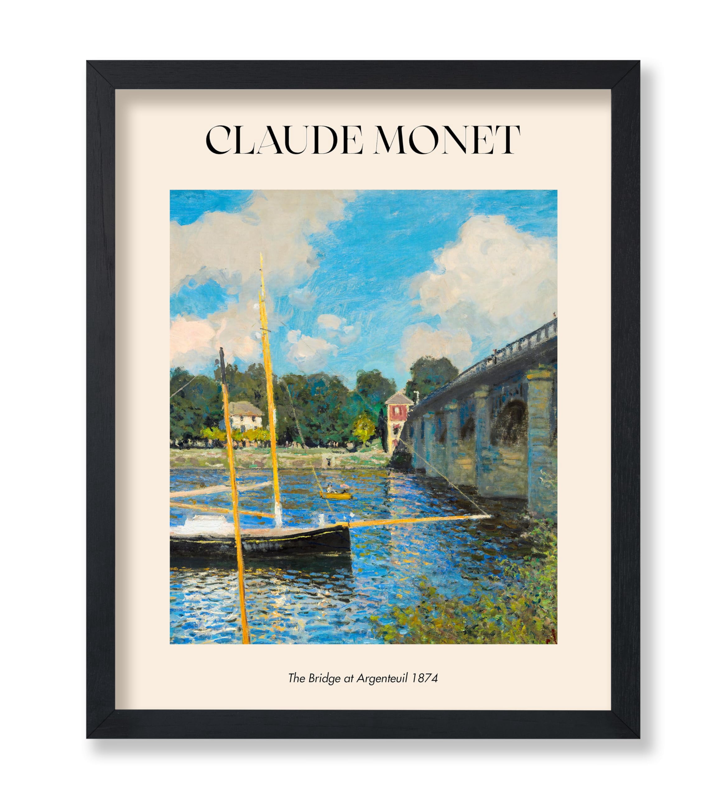 Poster Master Monet Poster - The Bridge At Argenteuil Print - Travel ...