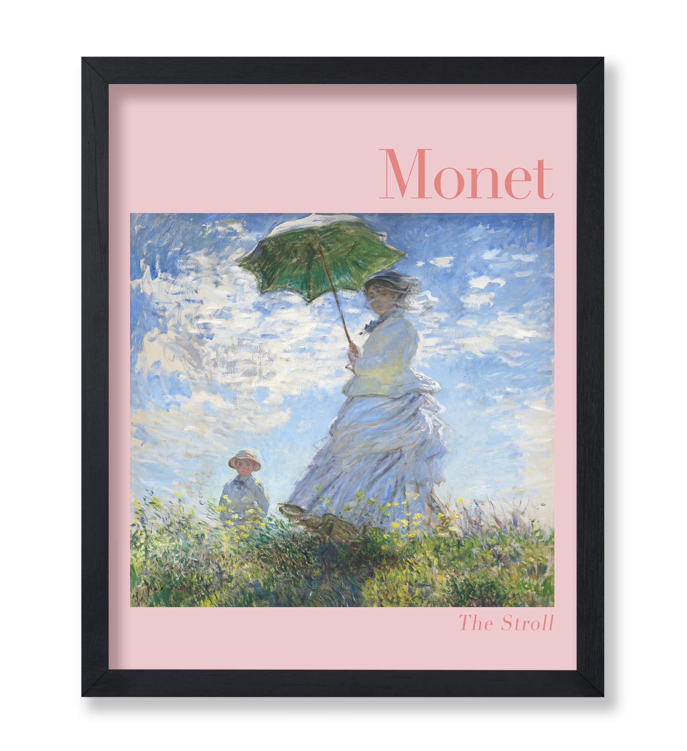 Poster Master Monet Poster - The Stroll Painting Print - Landscape Art ...