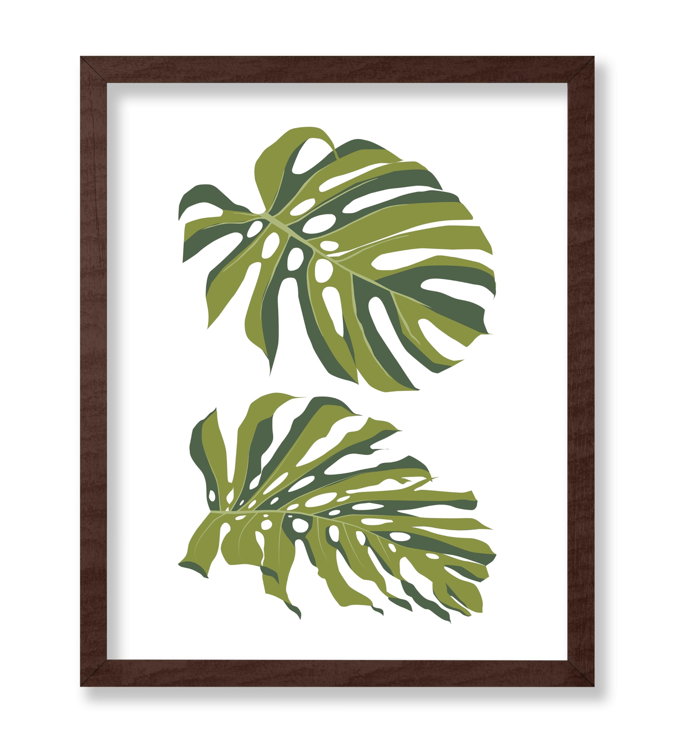 Poster Master Monstera Leaves Poster - Retro Botanical Print - Floral ...