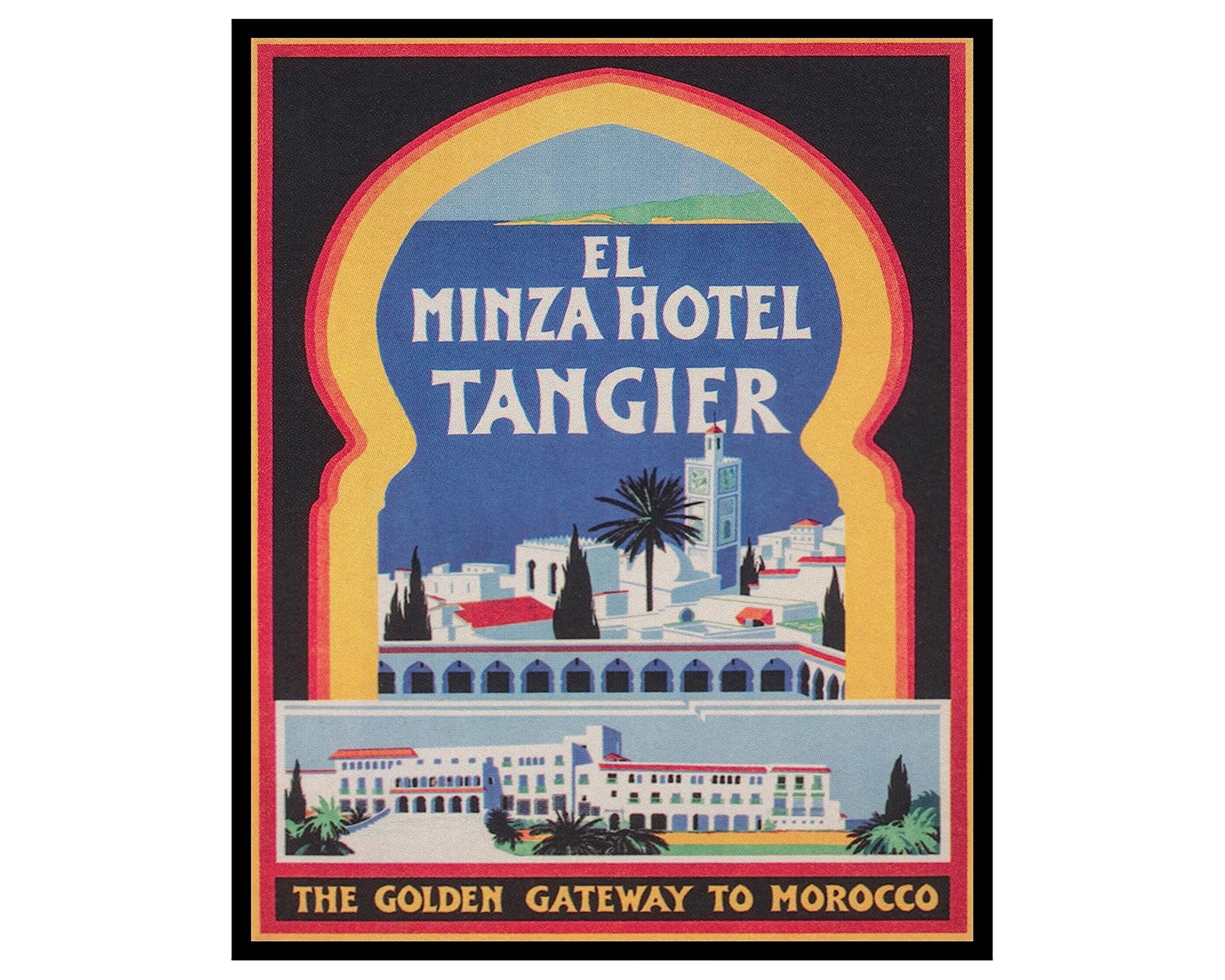 Poster Master Morocco Travel Print - Tangier Print - Hotel El Minzah ...