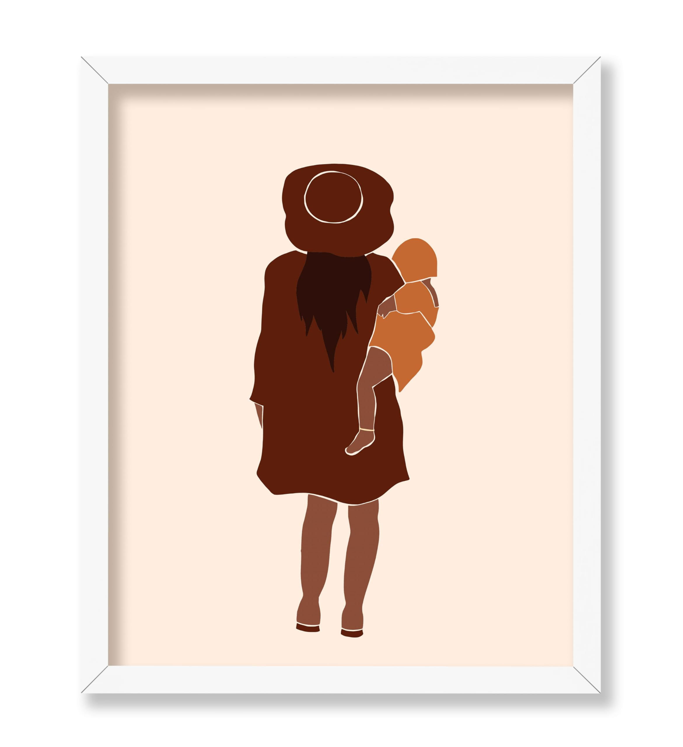 Poster Master Mother and Child Poster - Retro Mother's Day Print - Love ...