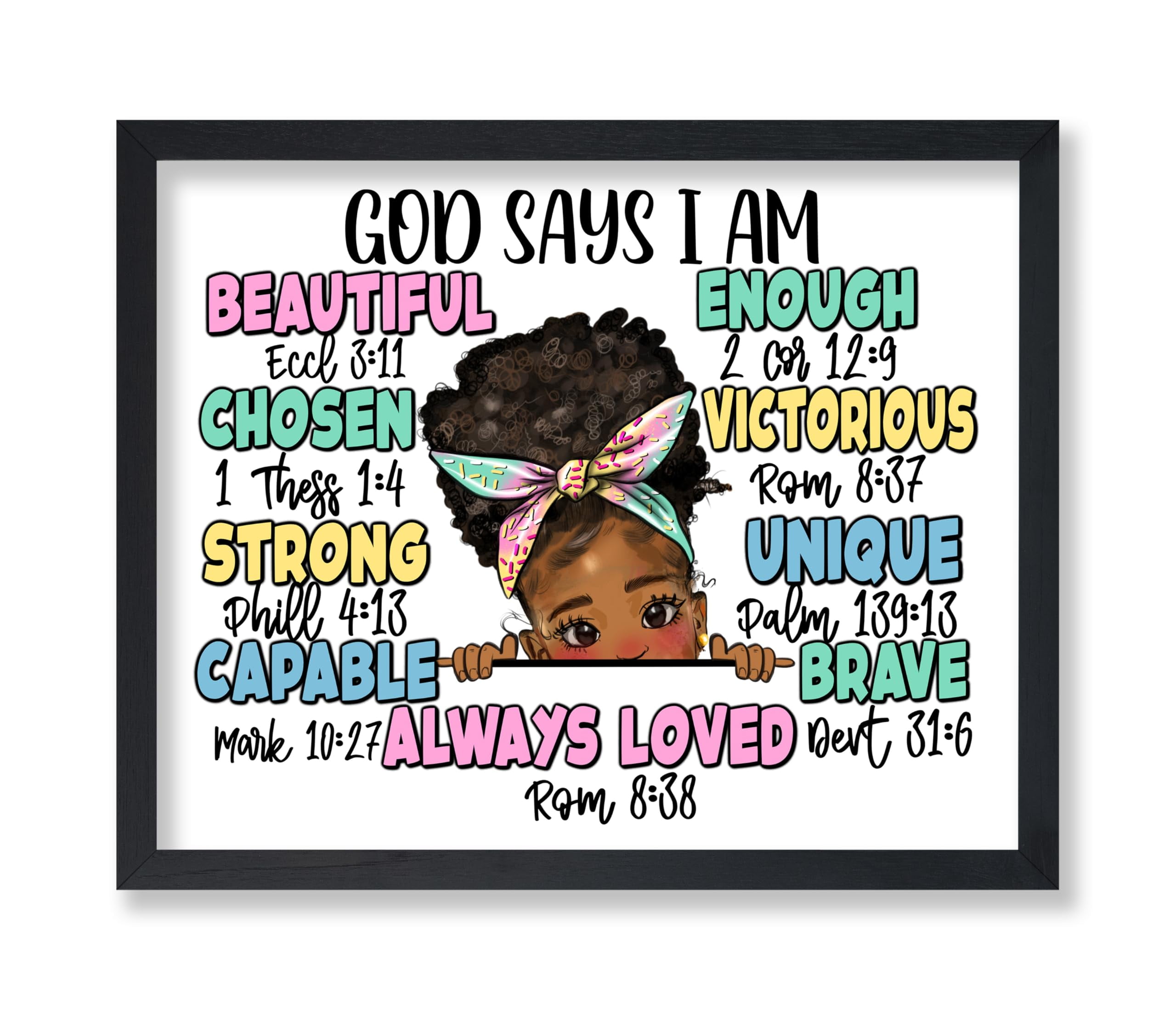 Poster Master Motivational Poster - Retro Christian Print - Gift for ...