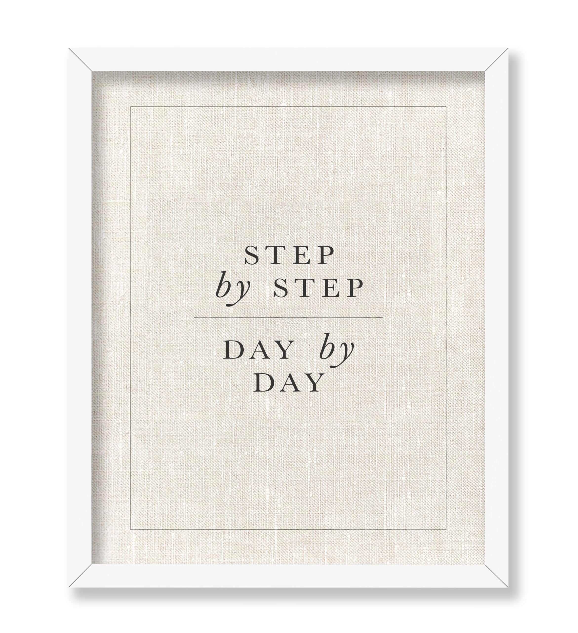 Poster Master Motivational Poster - Retro Inspirational Print - Step by ...